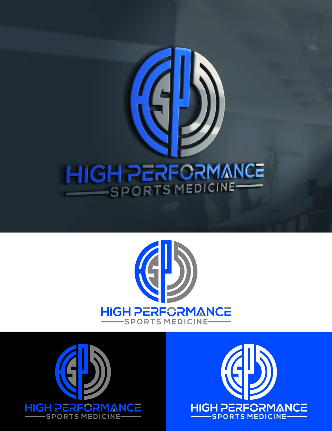 Logo Design for High Performance Sports Medicine or HPSM by arek madiun ...