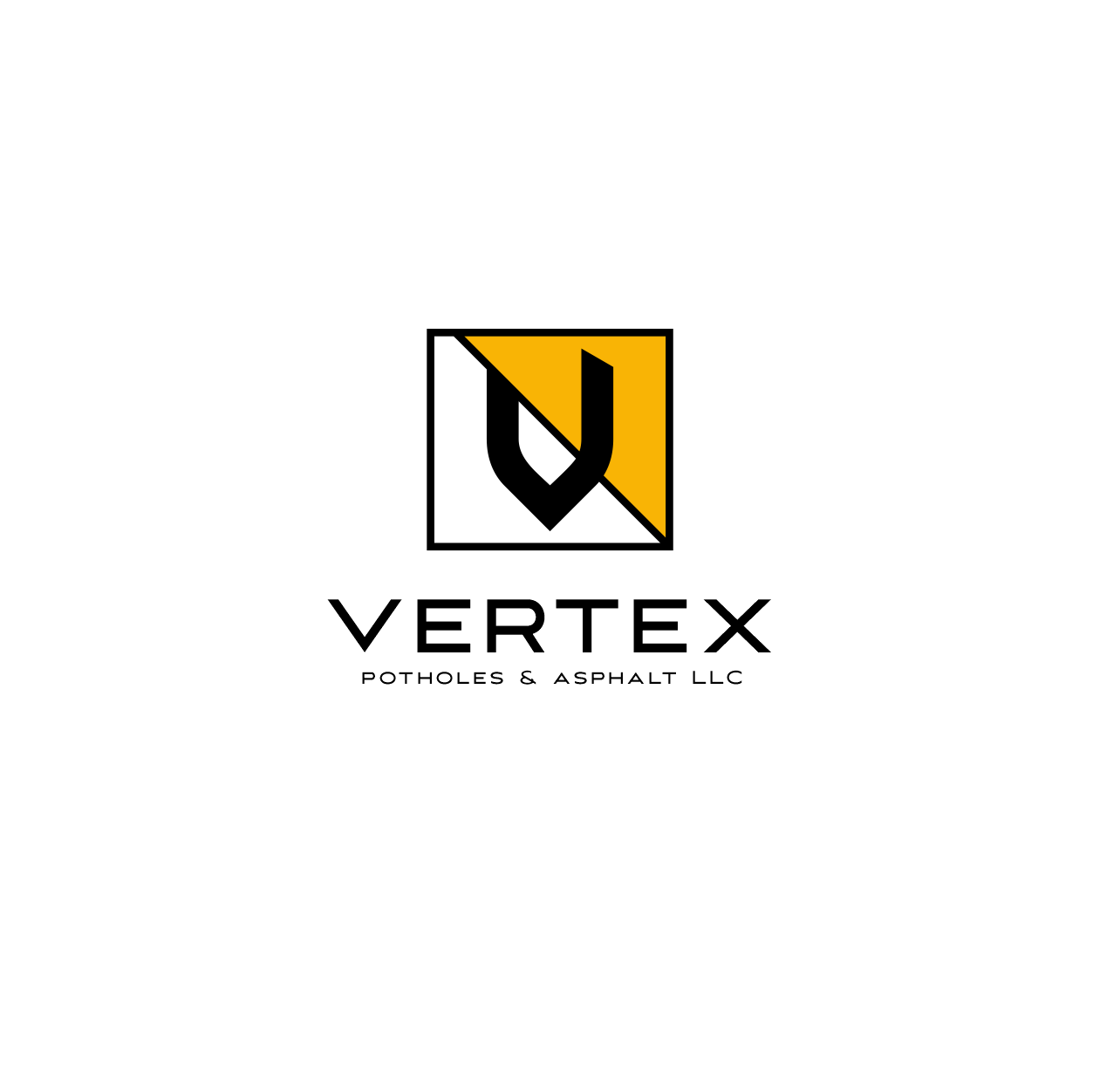 Logo Design for Vertex Potholes & Asphalt LLC or Vertex Potholes and ...