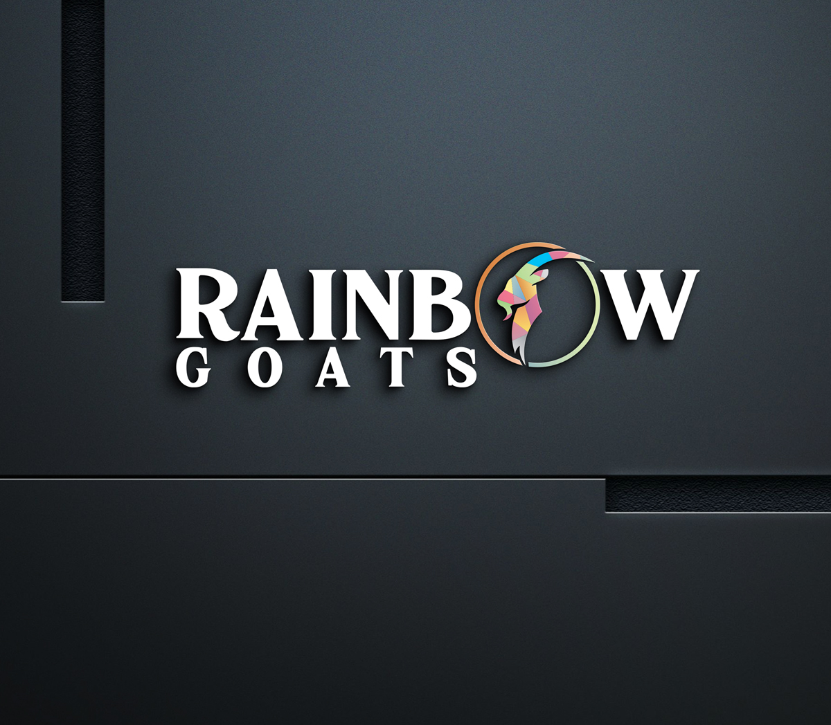 Logo Design for Rainbow Goats by rainbow logos | Design #27986366