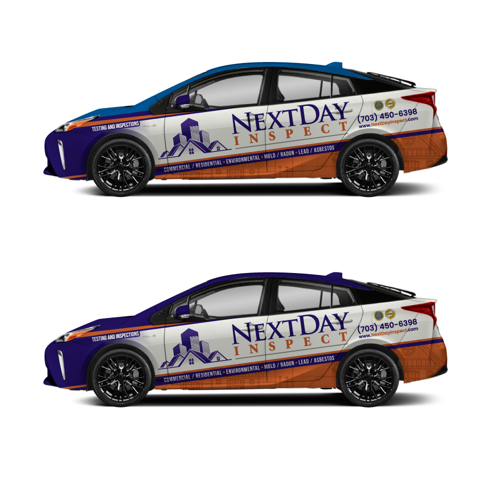 Bold, Professional, Home Inspection Car Wrap Design for a Company by ...