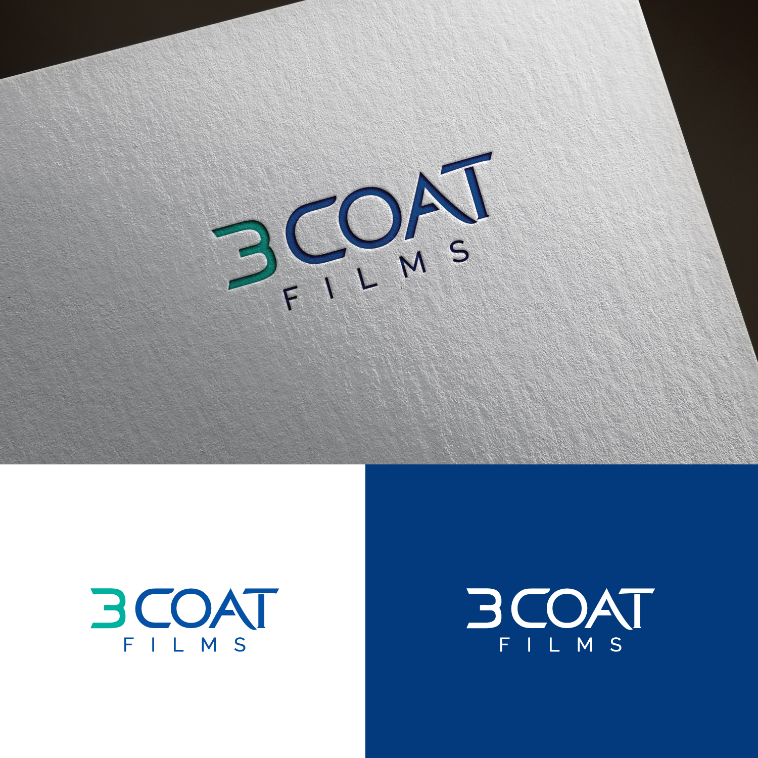 Elegant, Playful, Film and television production Logo Design for 3 Coat ...