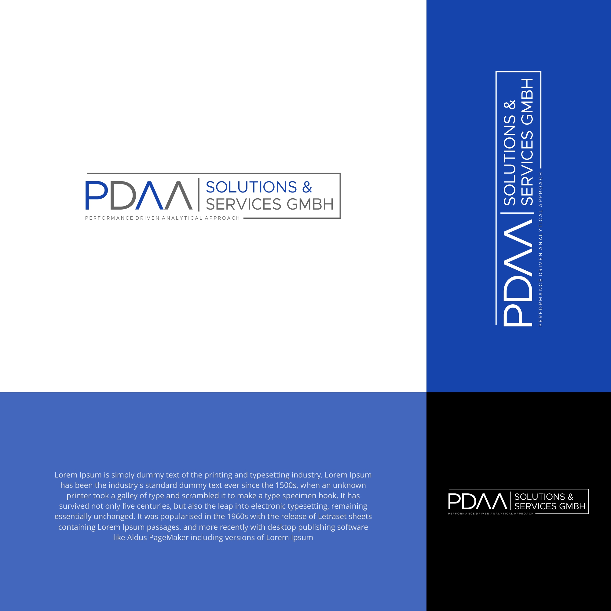 Logo Design for PDAA Solutions & Services GmbH by Apple Dsigner ...