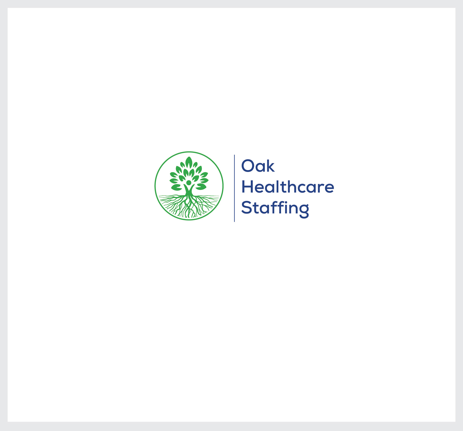 Serious, Elegant, Healthcare Logo Design for Oak Healthcare Staffing by ...