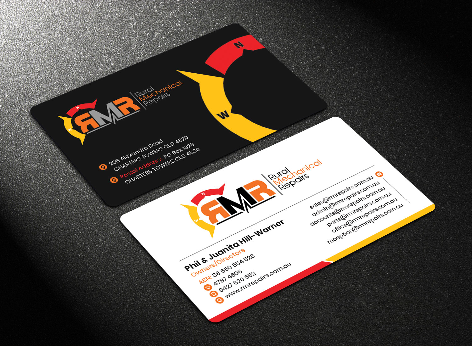 Modern, Professional, Mechanical Business Card Design for Rural ...
