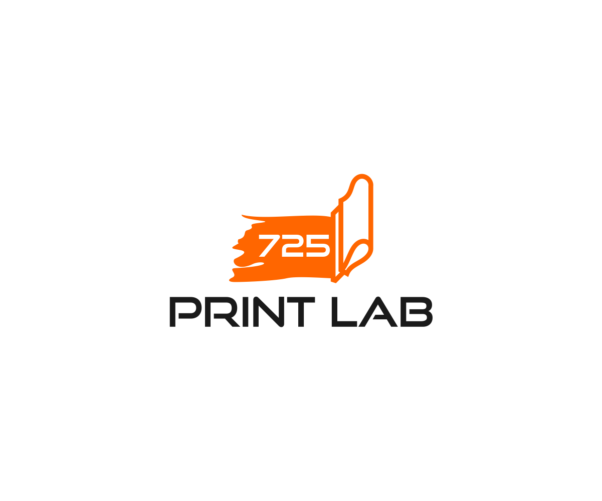 Logo Design for 725 Print Lab by .Ashu. | Design #28026469