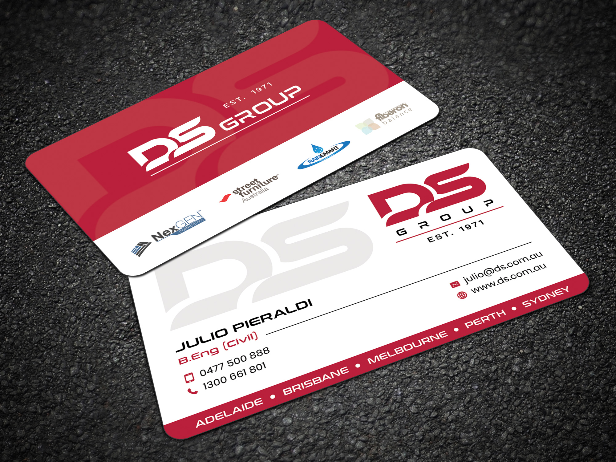 Serious, Modern Business Card Design for DS Agencies Pty Ltd by ...