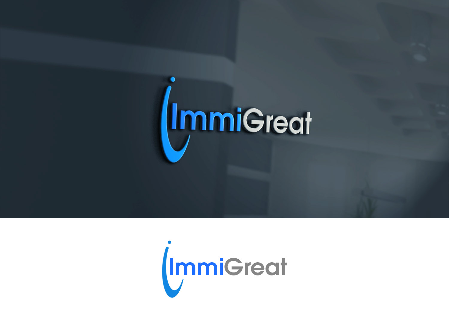 Logo Design for Immigreat or ImmiGreat by DubaiArts | Design #28072324