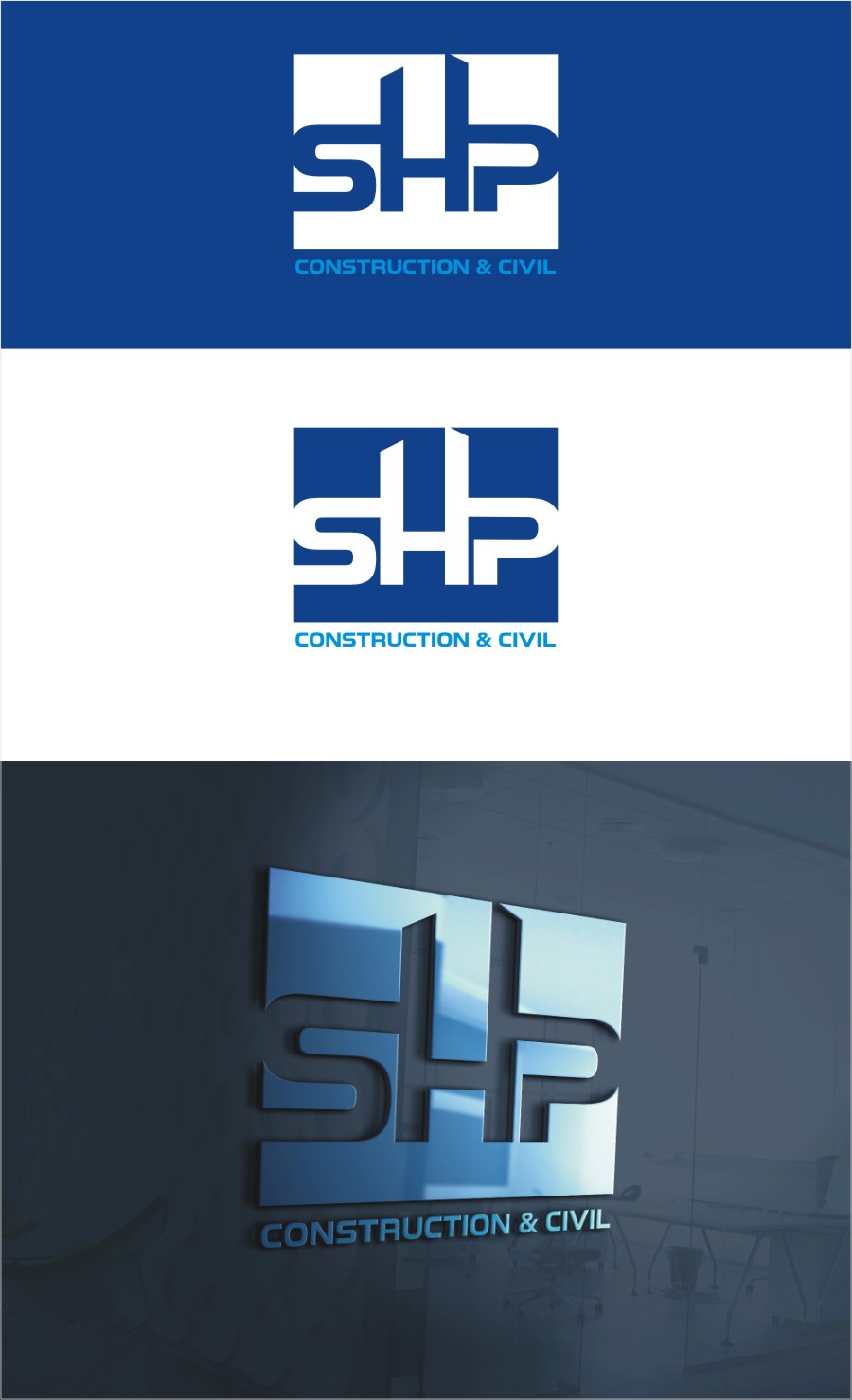 Logo Design for SHP Construction & Civil by creative Sujsa | Design ...