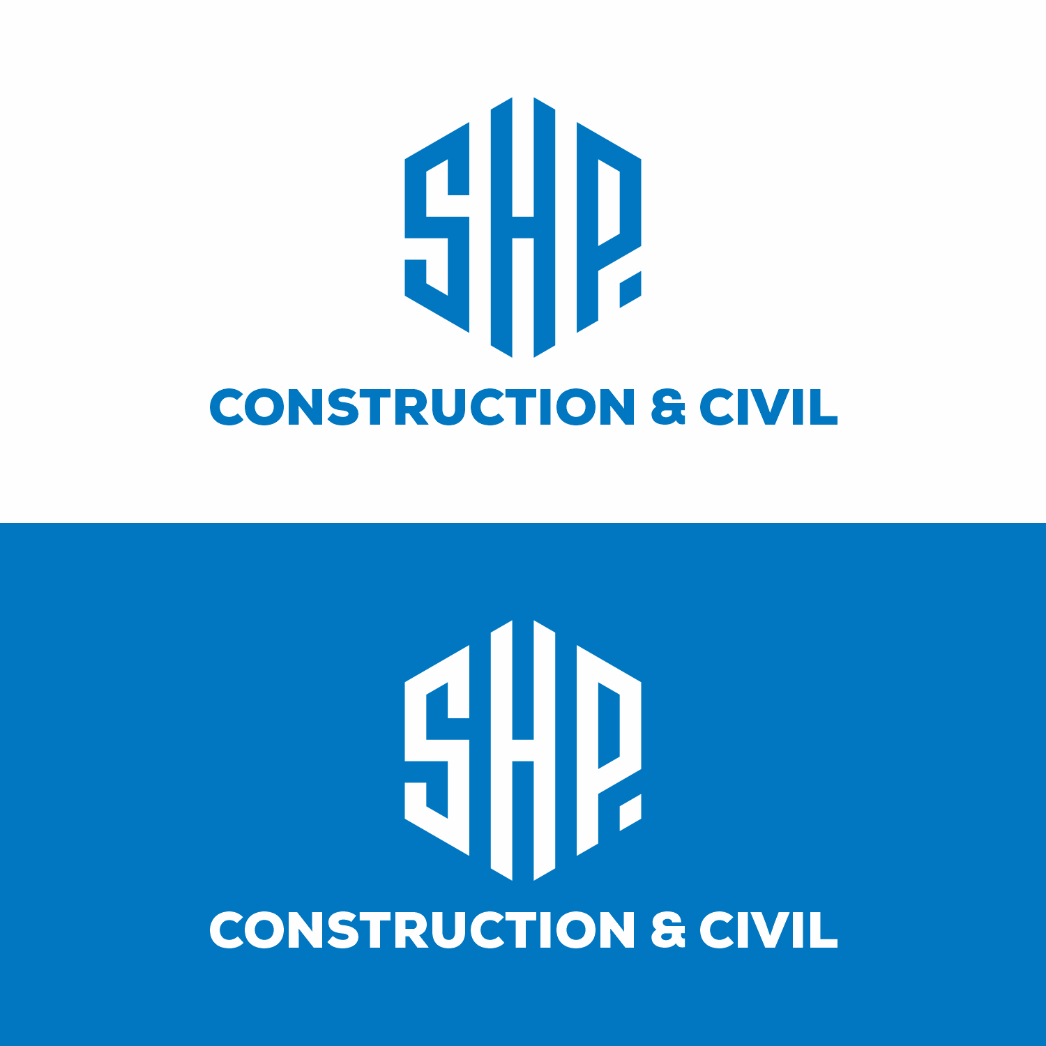 Logo Design for SHP Construction & Civil by jengges | Design #28054093