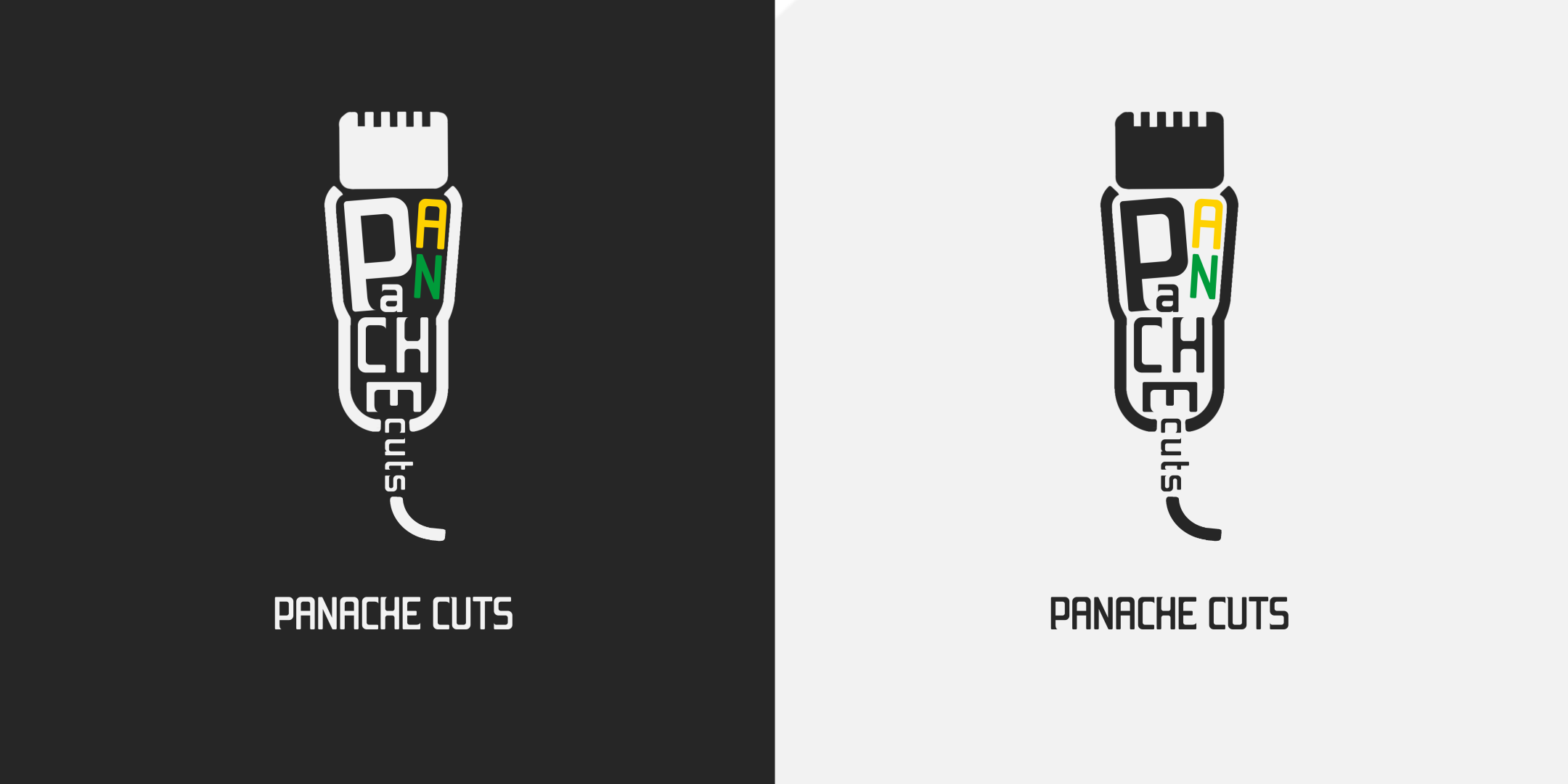 Logo Design for Panache cuts by MadhavPA | Design #28093890