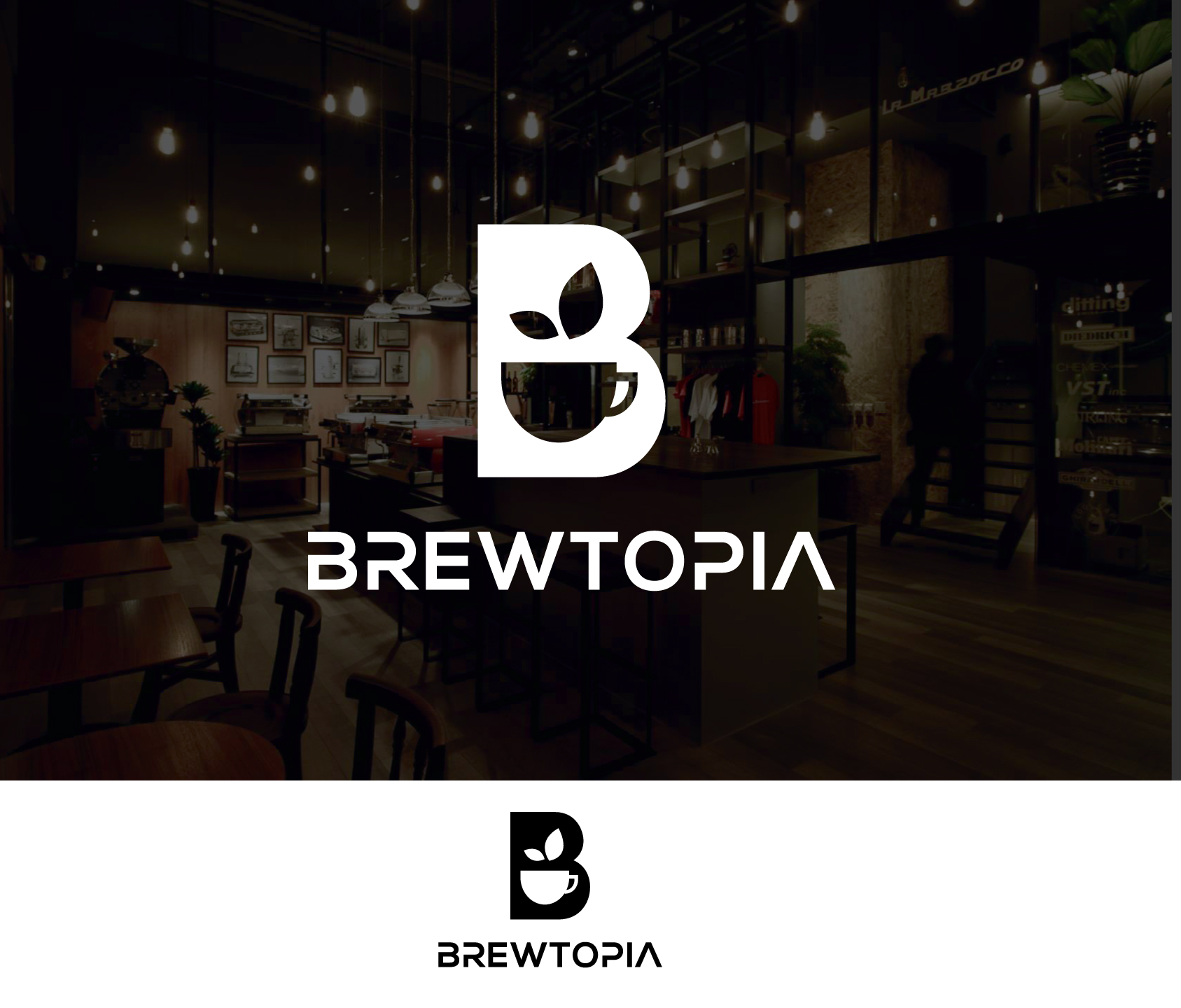 Elegant, Playful, Coffeeshop Logo Design for Brewtopia by Paras Bali | Design #28134963