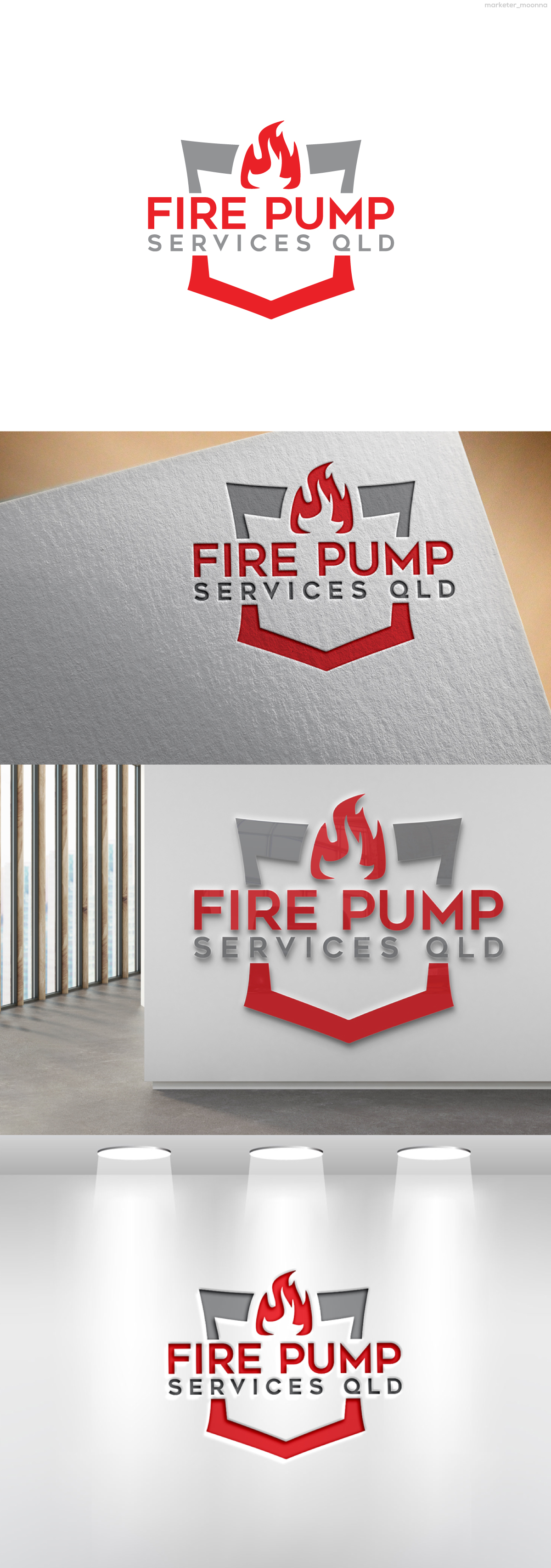 Modern, Professional, Fire Protection Logo Design for Fire Pump ...