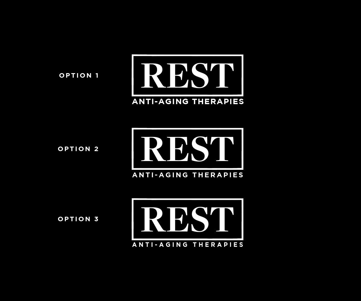 Bold, Serious Logo Design for Rest Anti-Aging Studio by DubaiArts ...