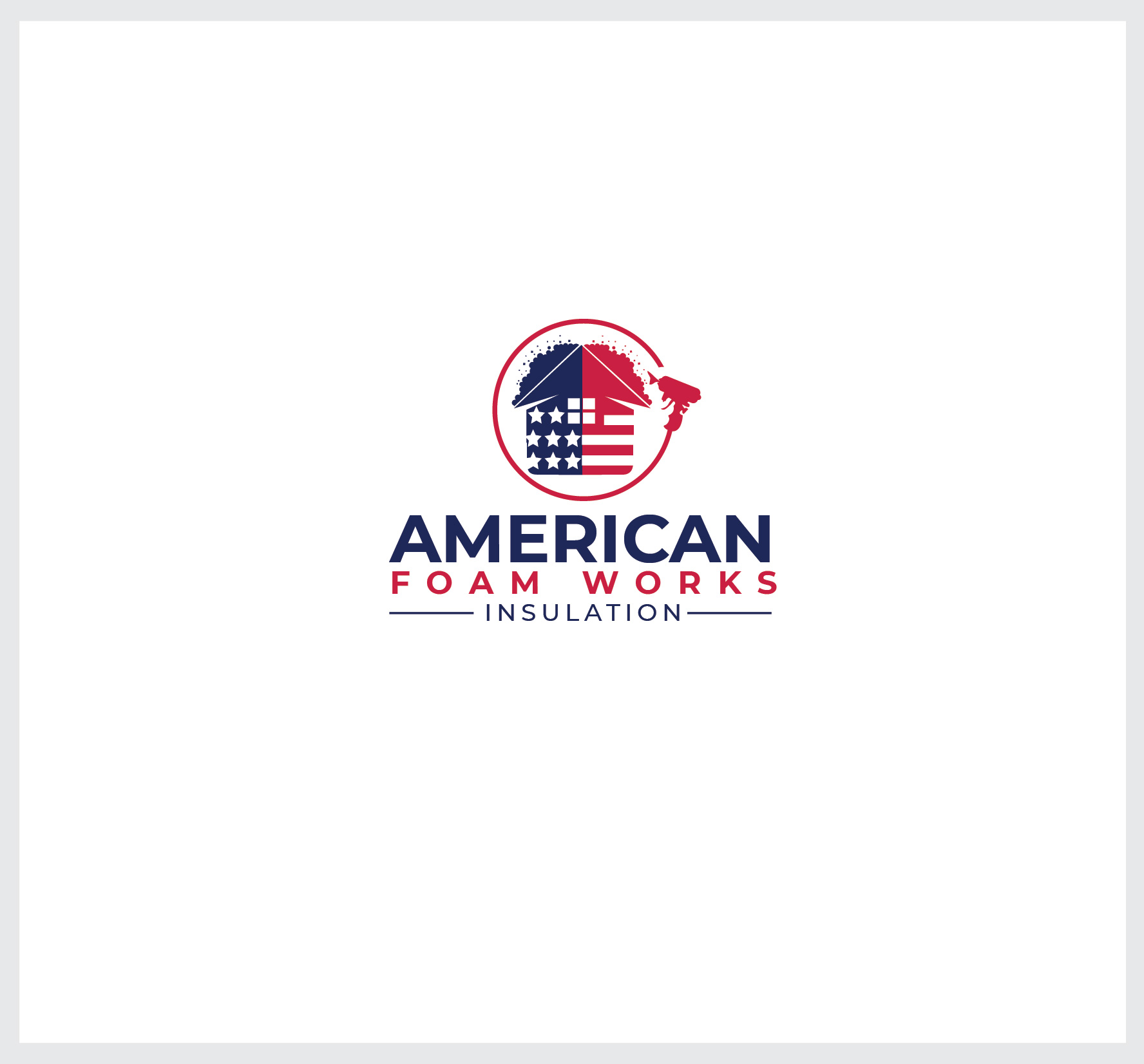 Masculine, Bold, construction/Insulation Logo Design for American Foam ...