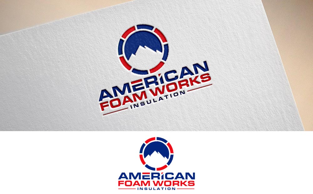 Masculine, Bold, construction/Insulation Logo Design for American Foam ...
