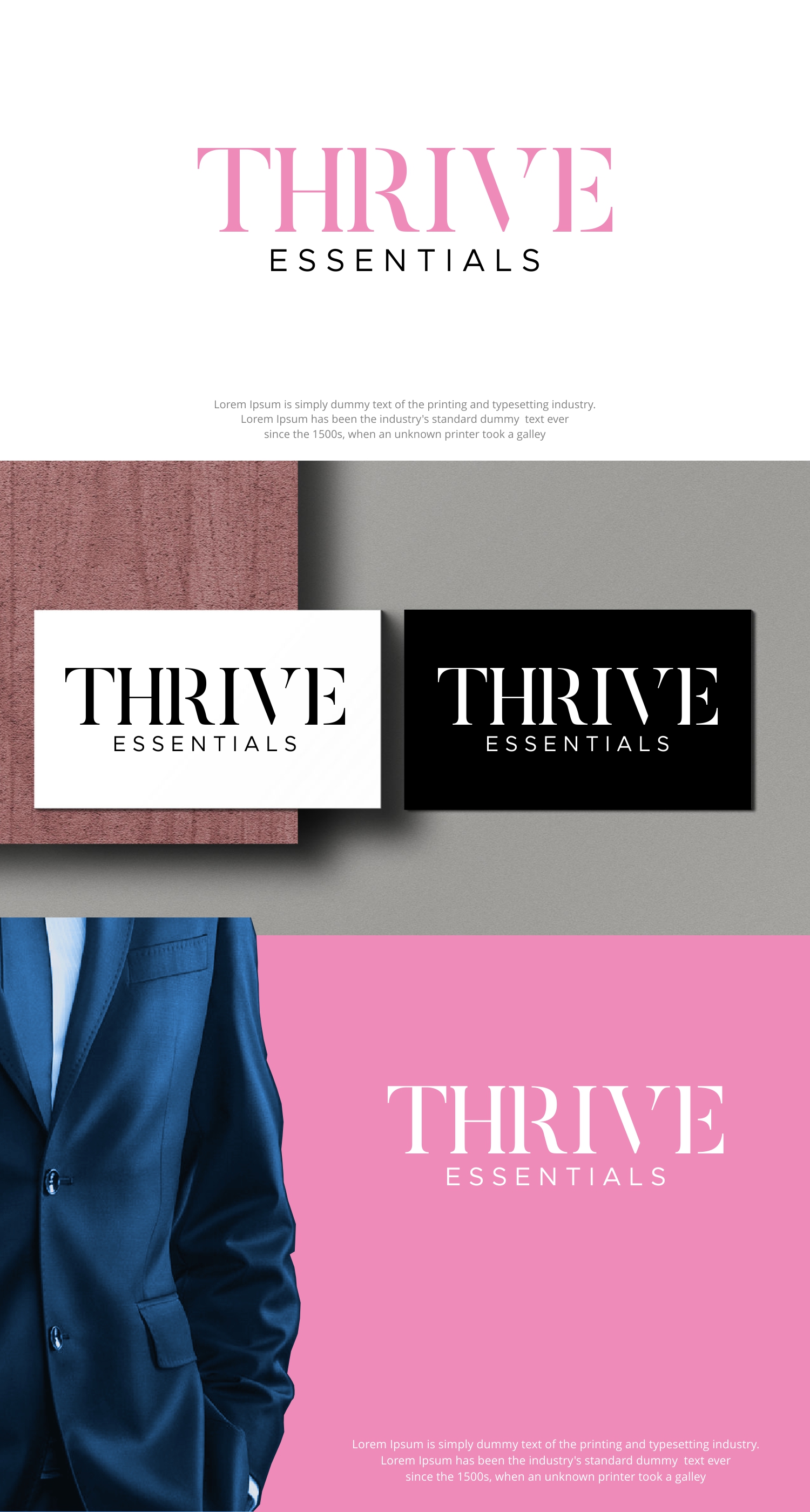 Feminine, Personable, Supplements. Health. Selfcare. Logo Design for Thrive Essentials by CIG ...