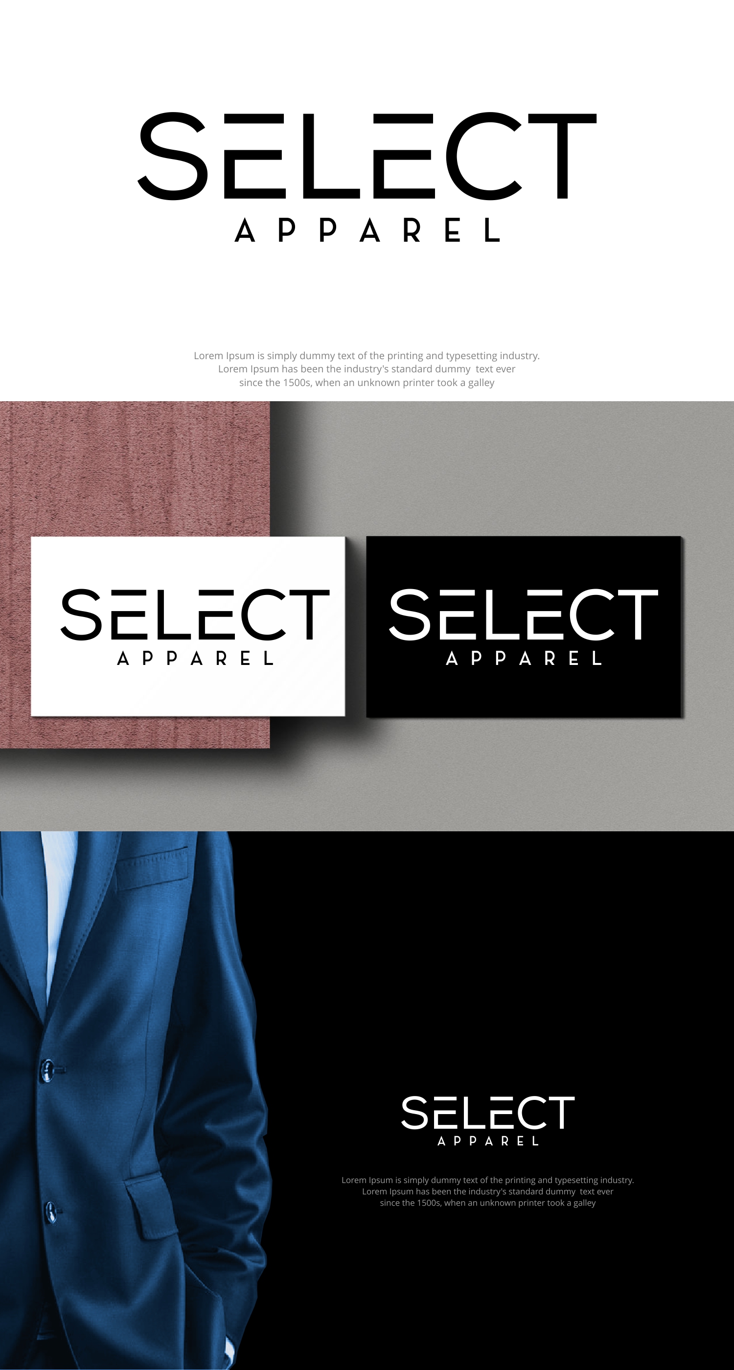 Logo Design for Select Apparel by CIG Designer | Design #28106439