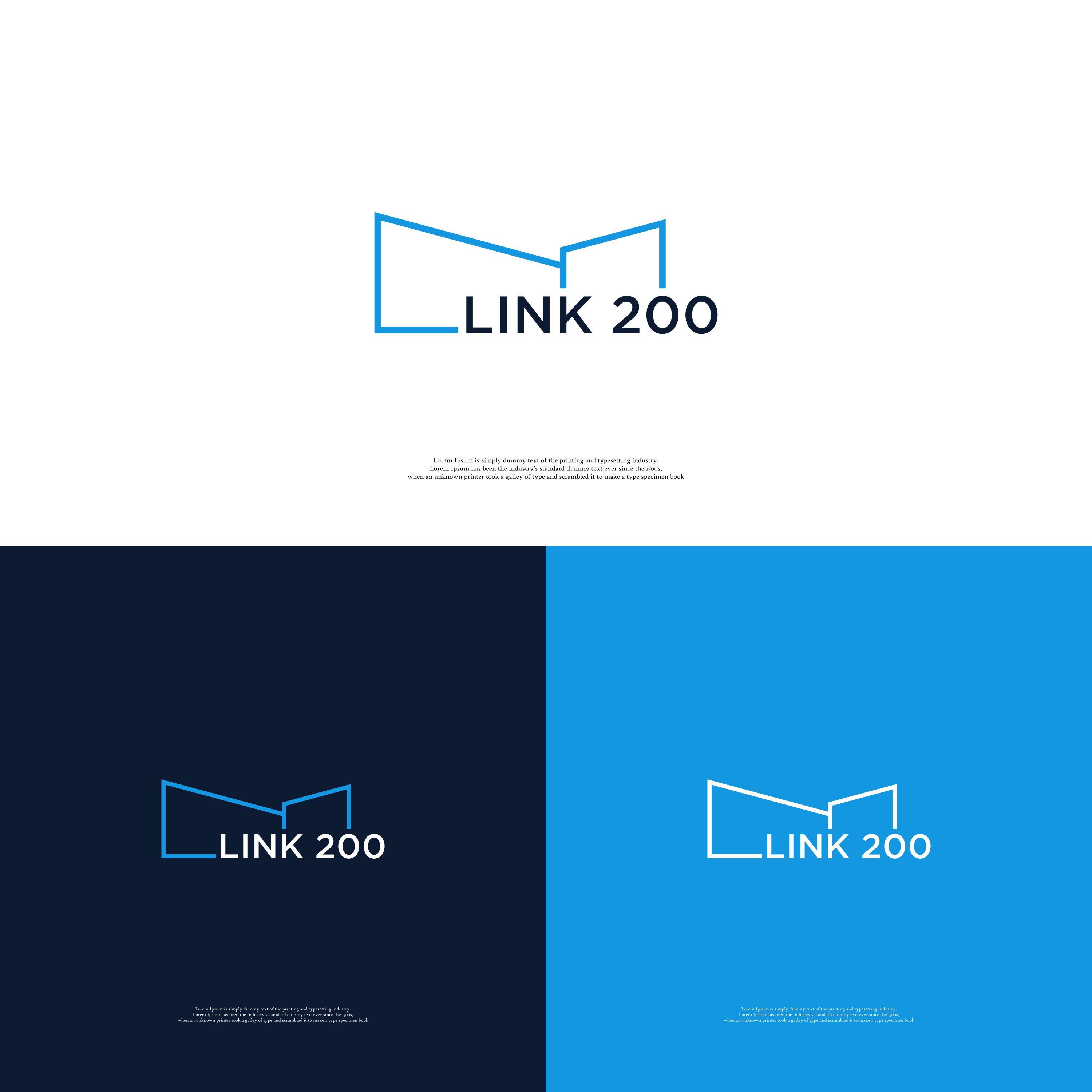 Logo Design for LINK 200 by wiwi design | Design #28163945