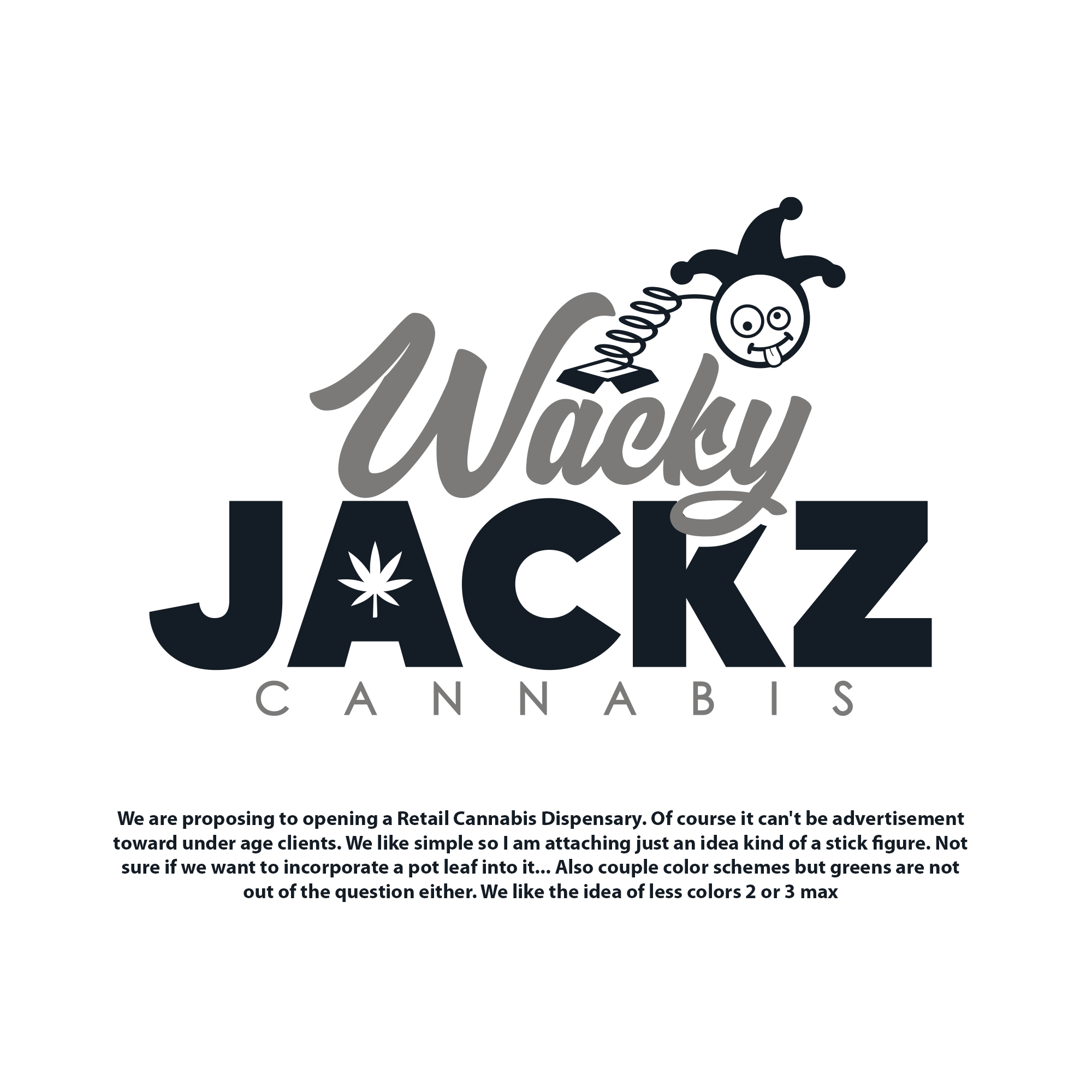 Logo Design for Wacky Jackz or Wacky Jackz Cannabis by DSCMedia ...