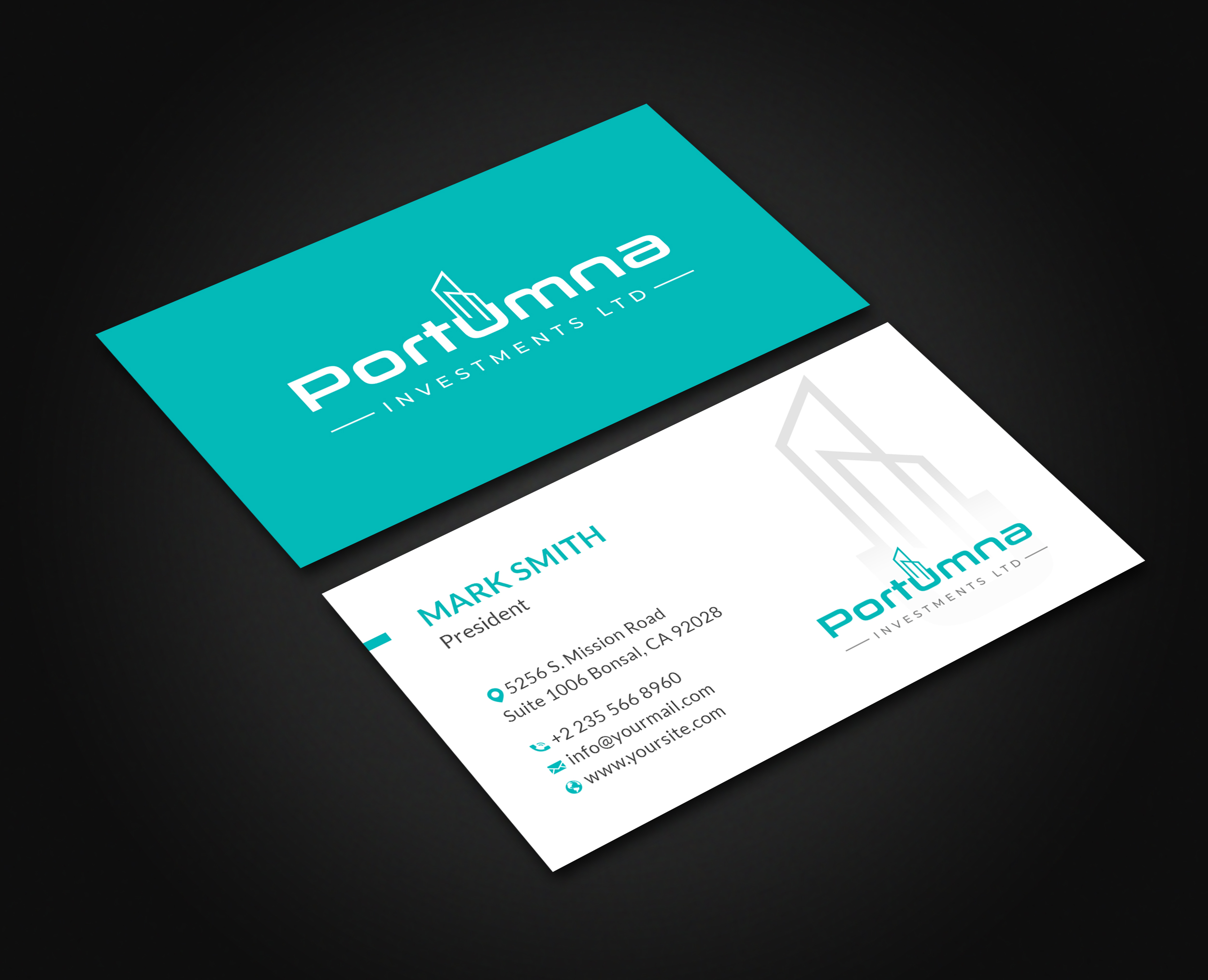 Logo Design for Portumna Investments Ltd by SHADMIN SHAKIB 94 | Design ...