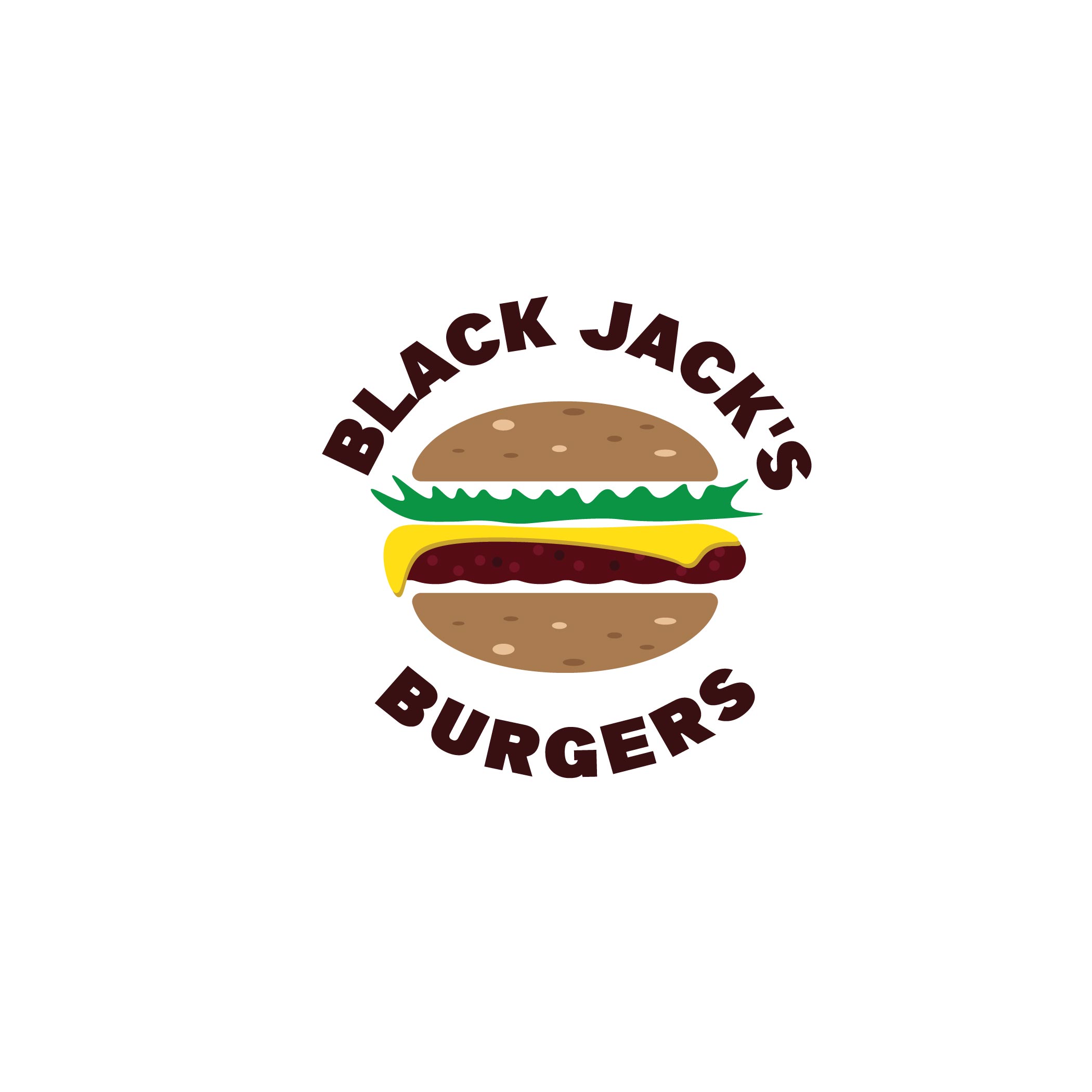 Modern, Professional, Food Logo Design for Black Jack’s Burgers by ...