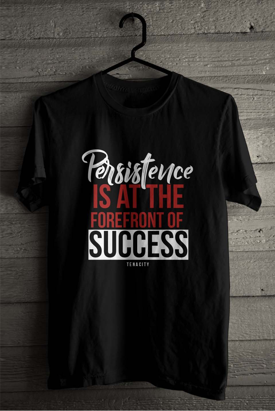 Modern, Serious T-shirt Design for Tenacity Apparel LLC by SATHIRA ...