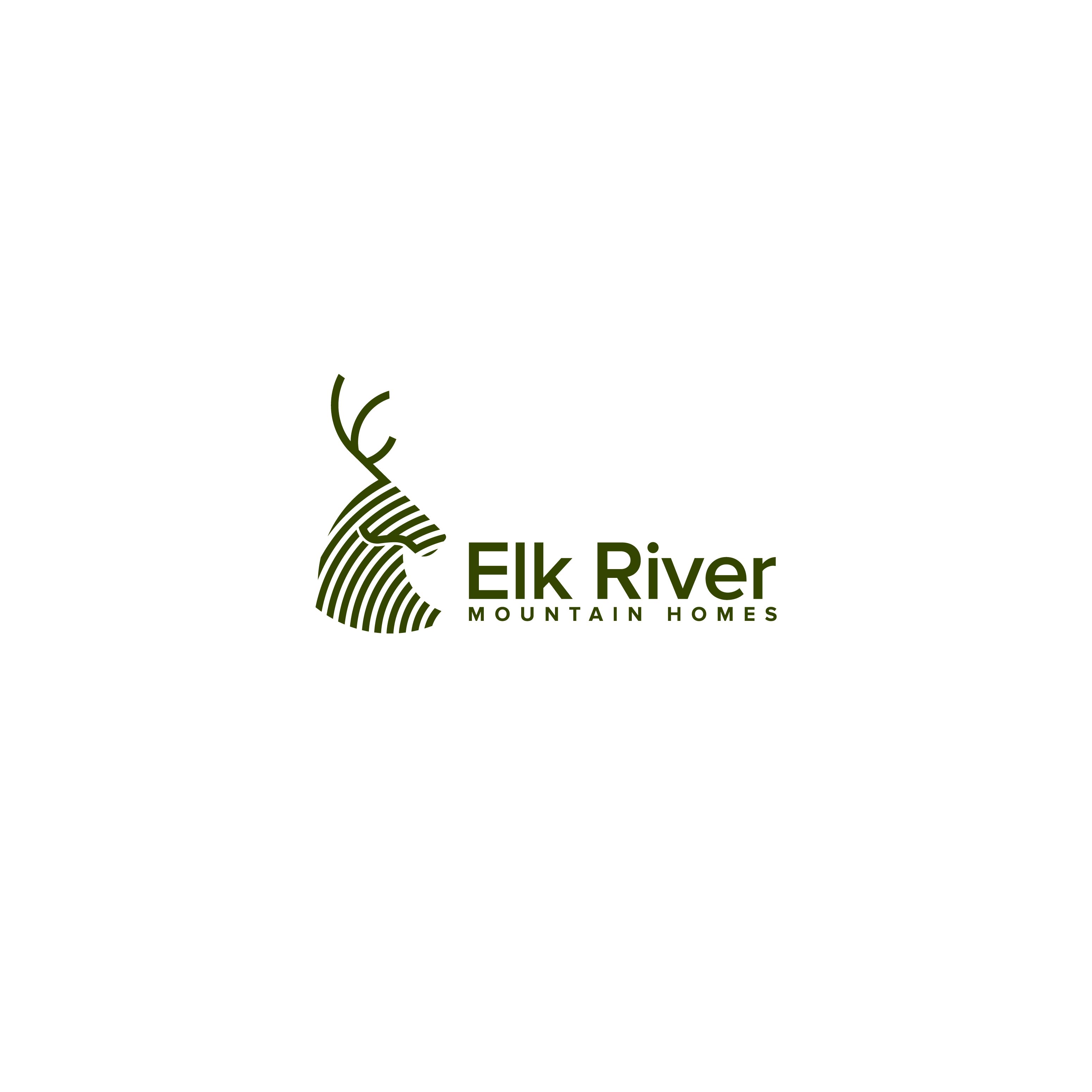 Logo Design for Elk River Mountain Homes by 4tech services | Design #28119293