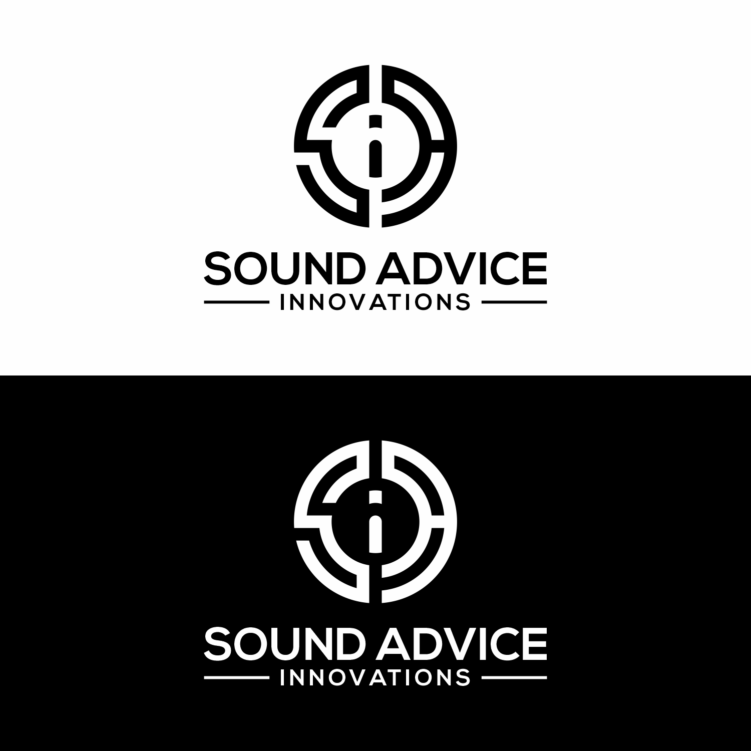 Elegant, Playful Logo Design for Sound advice (tagline - innovations ...