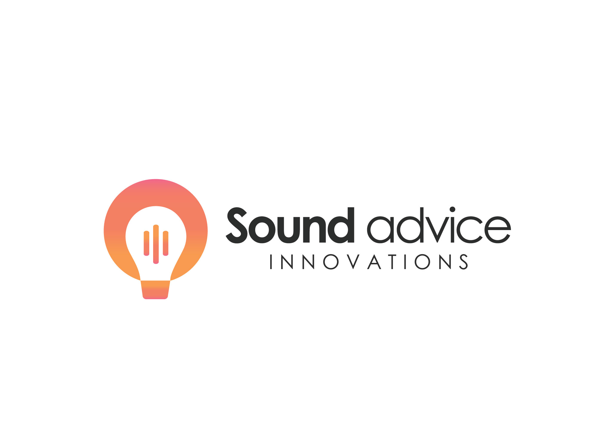 Elegant, Playful Logo Design for Sound advice (tagline - innovations ...