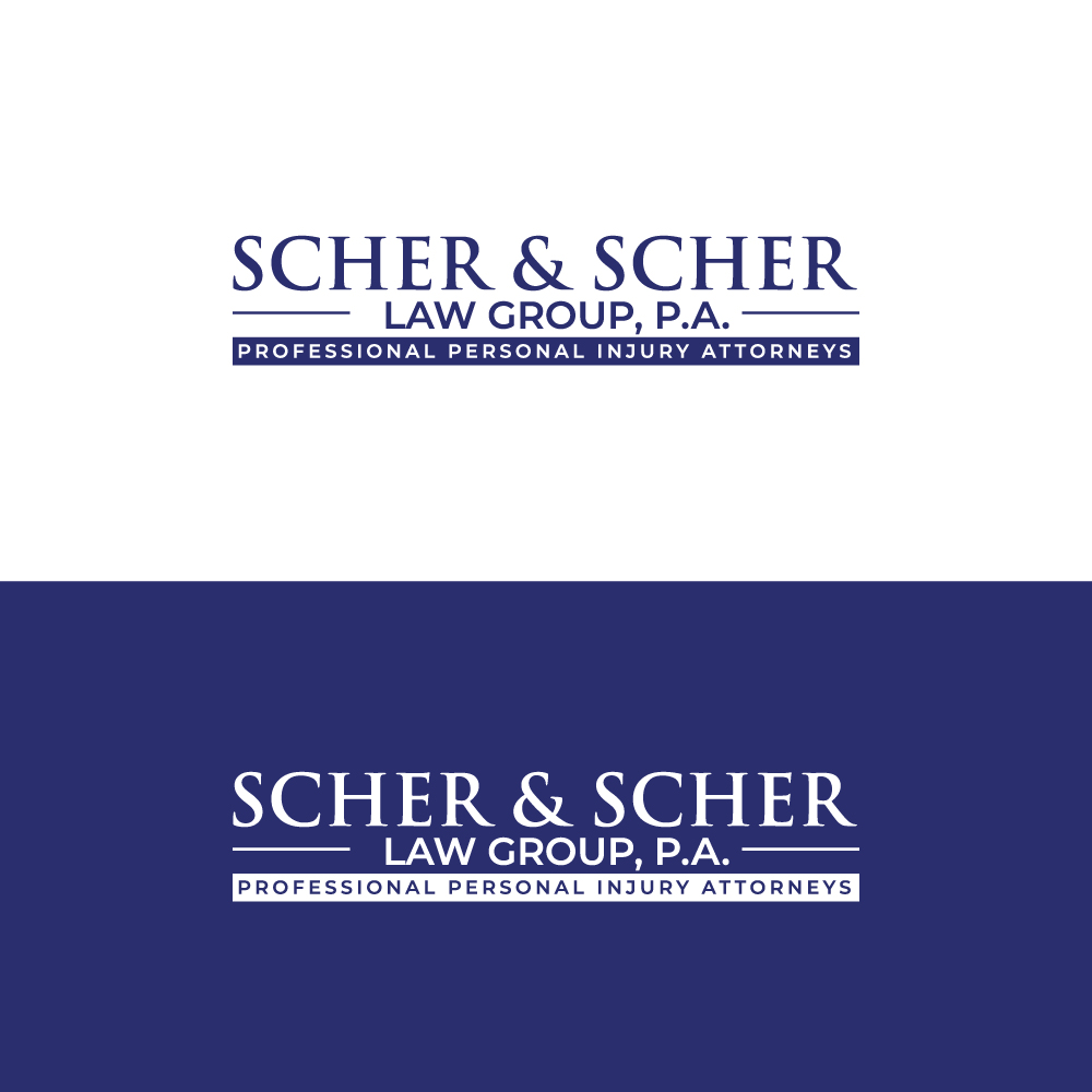 Logo Design for Scher & Scher Law Group, P.A. Personal injury attorneys ...