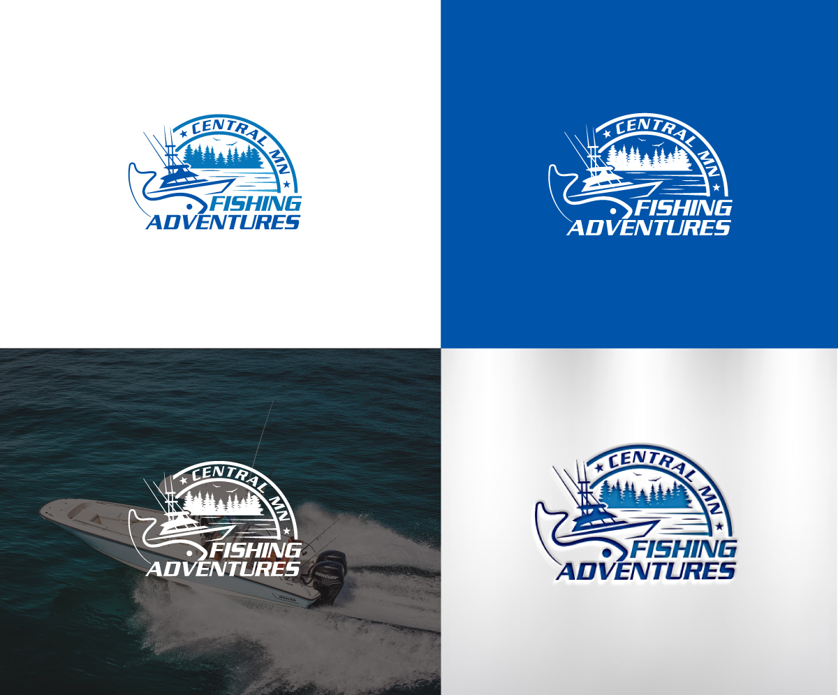 Modern, Bold, Fishing Logo Design for Central MN Fishing Adventures ...