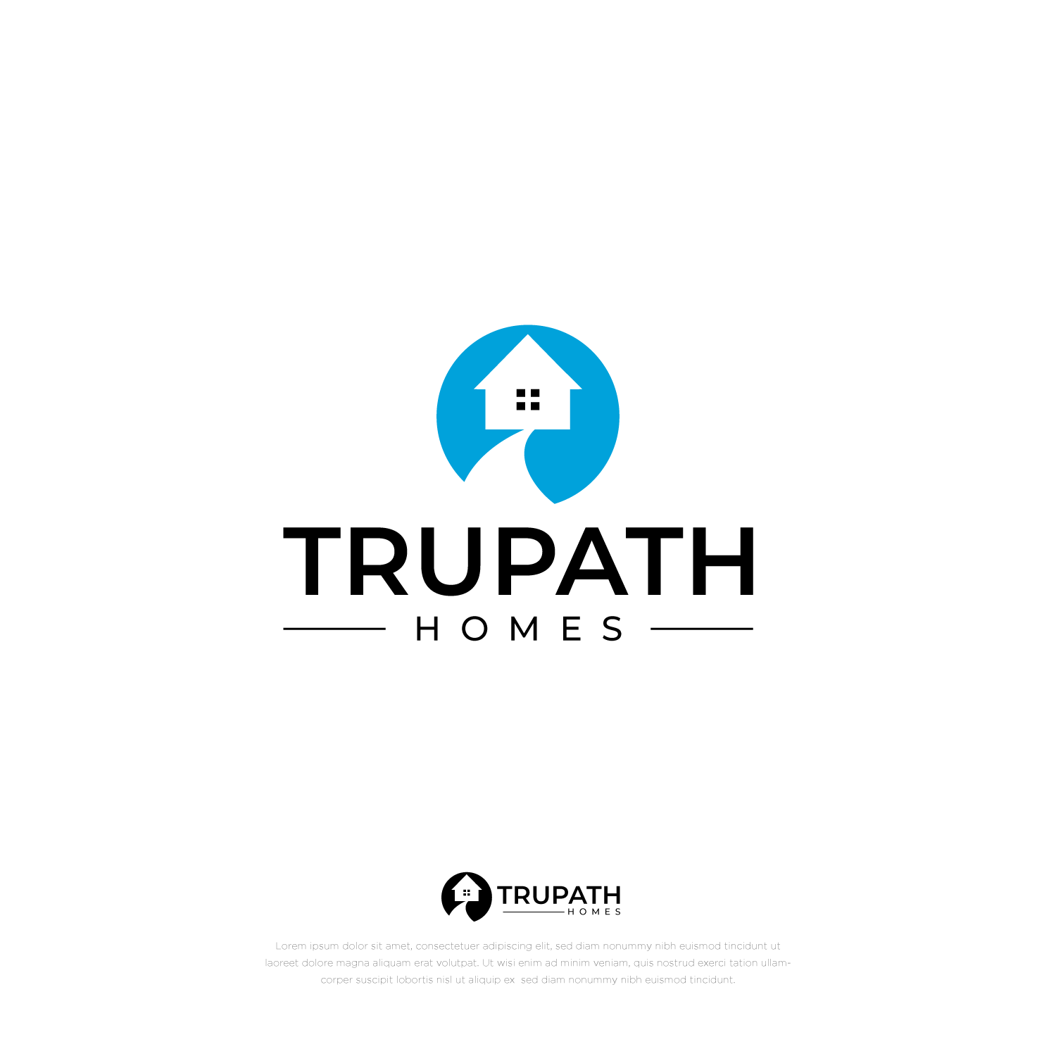 Logo Design for Trupath Homes by Madink Studios | Design #28141250
