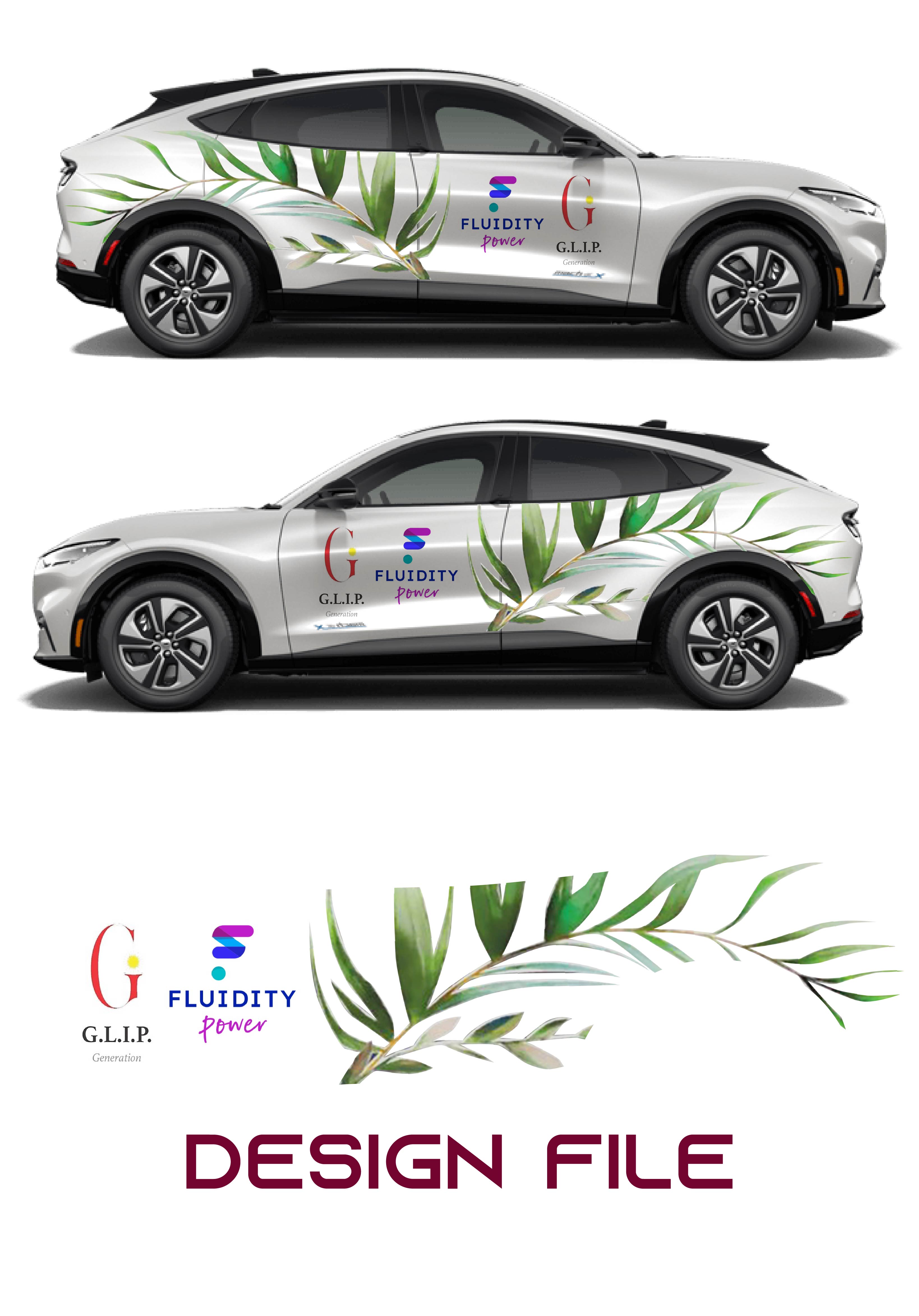 Modern, Professional, EV Car industry, Power Generation Car Wrap Design ...