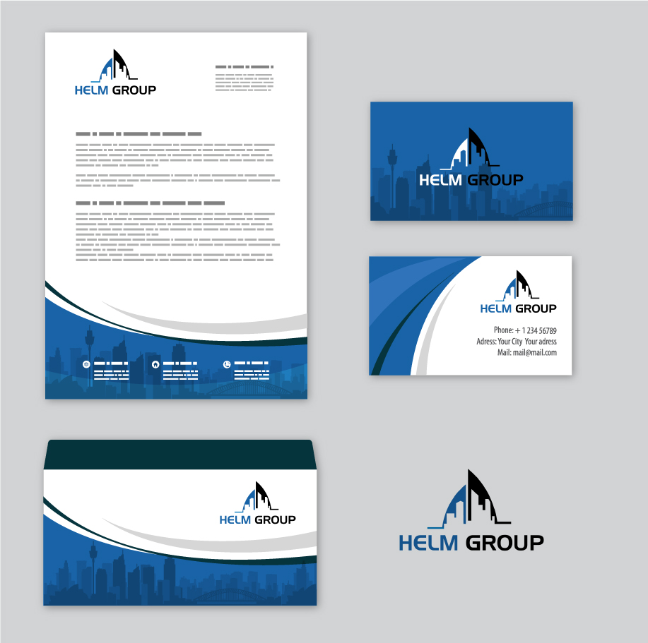 Stationery Design for Helm Group Pty Ltd by designedbykyle | Design ...