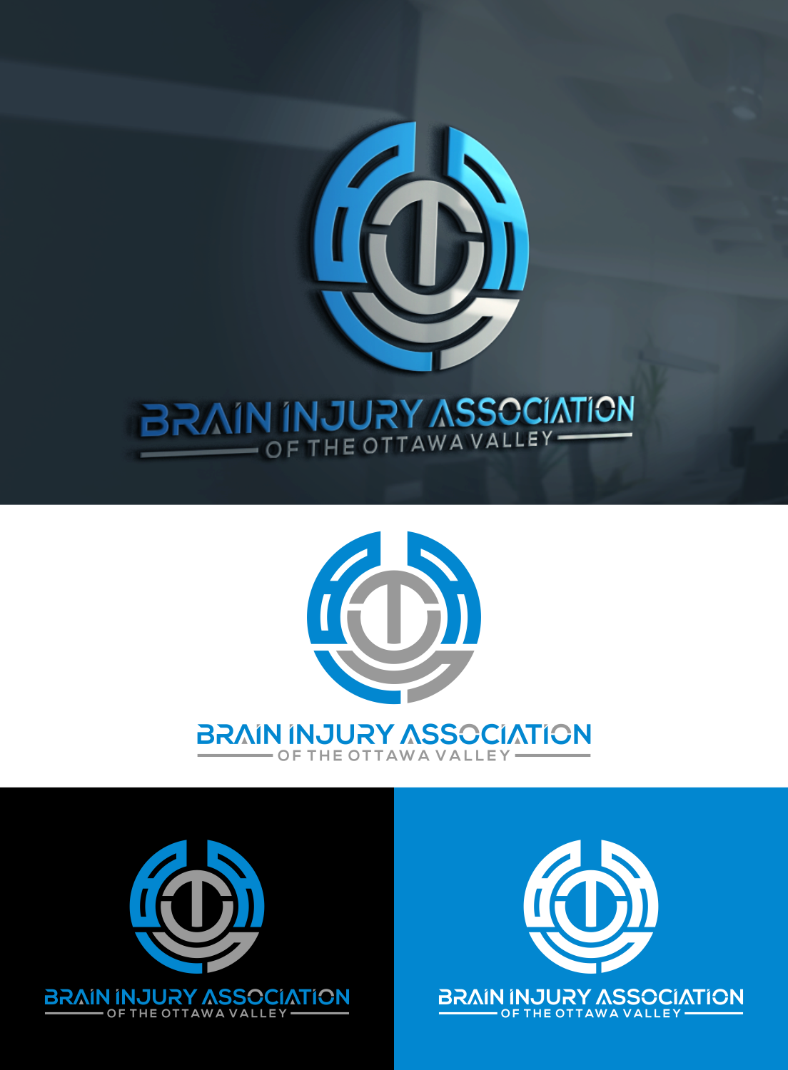 Logo Design for Brain Injury Association of the Ottawa Valley by arek ...
