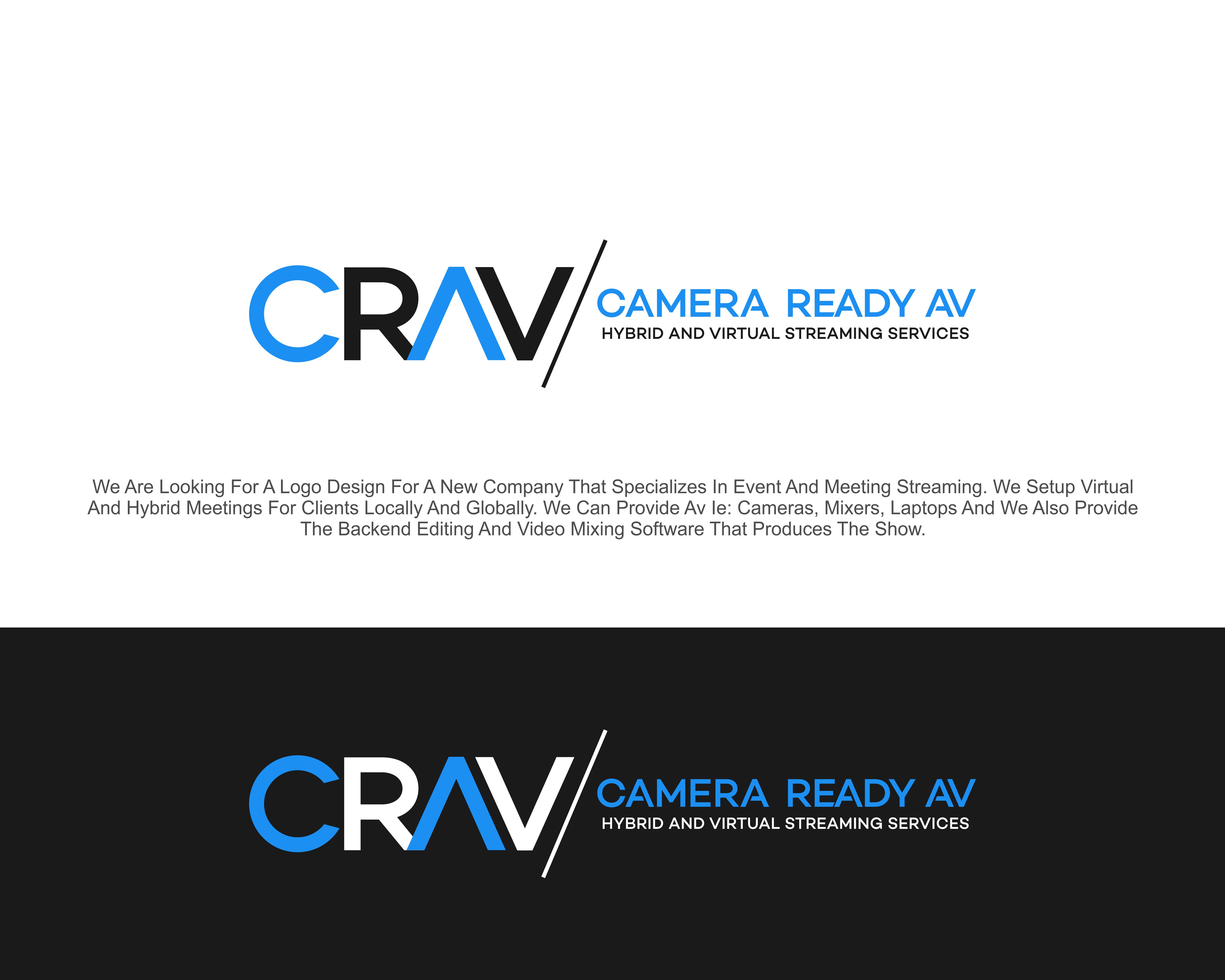 Professional, Bold Logo Design for CRAV / Camera Ready AV / Hybrid and ...