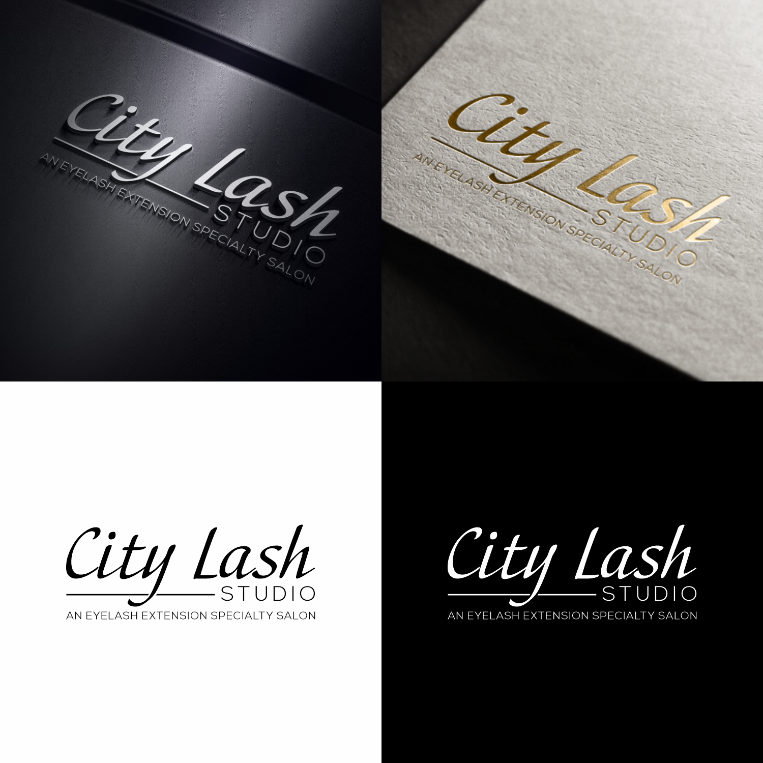 Elegant, Feminine, Beauty Logo Design for City Lash Studio "an Eyelash ...