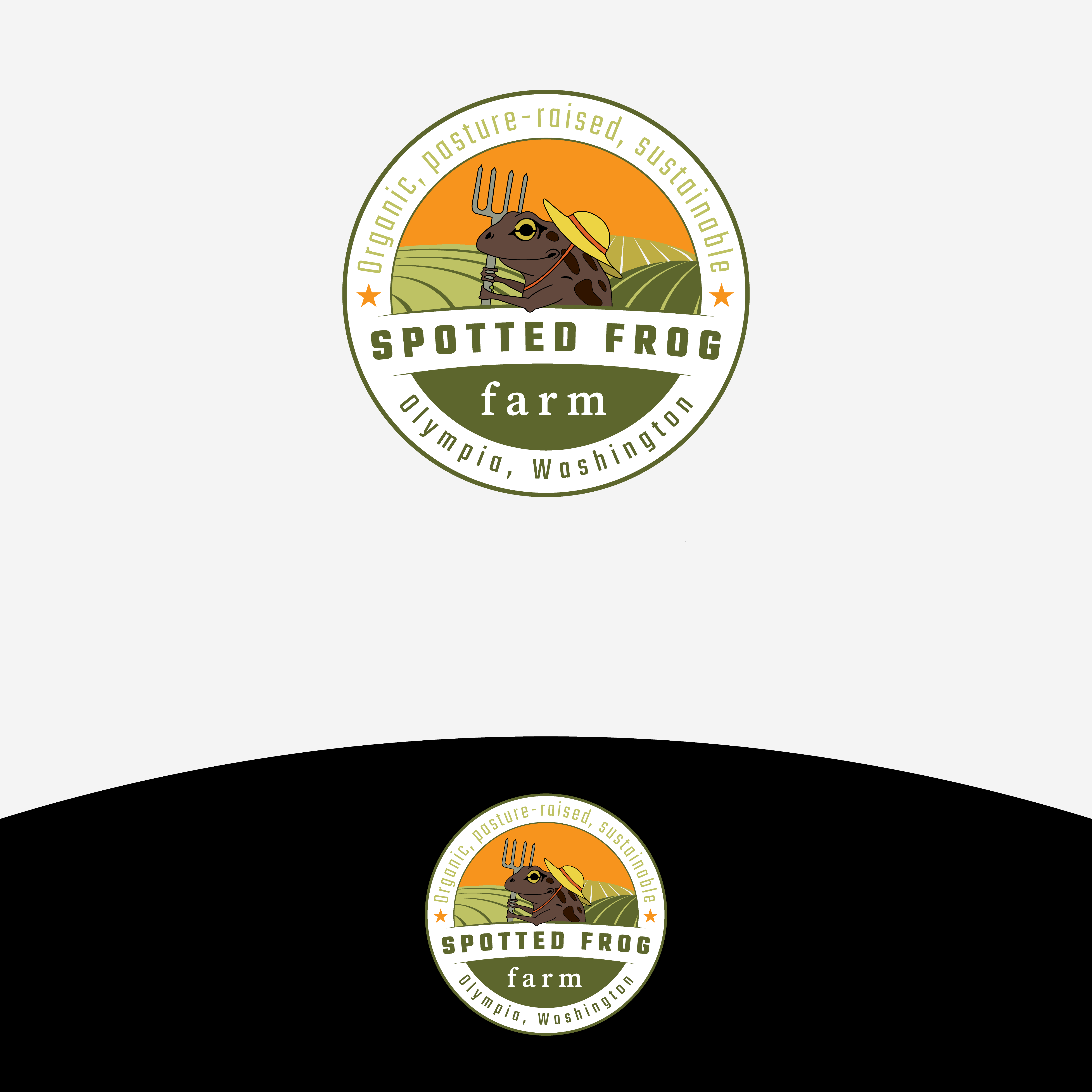 Personable, Elegant, Agriculture Logo Design for Spotted Frog Farm ...