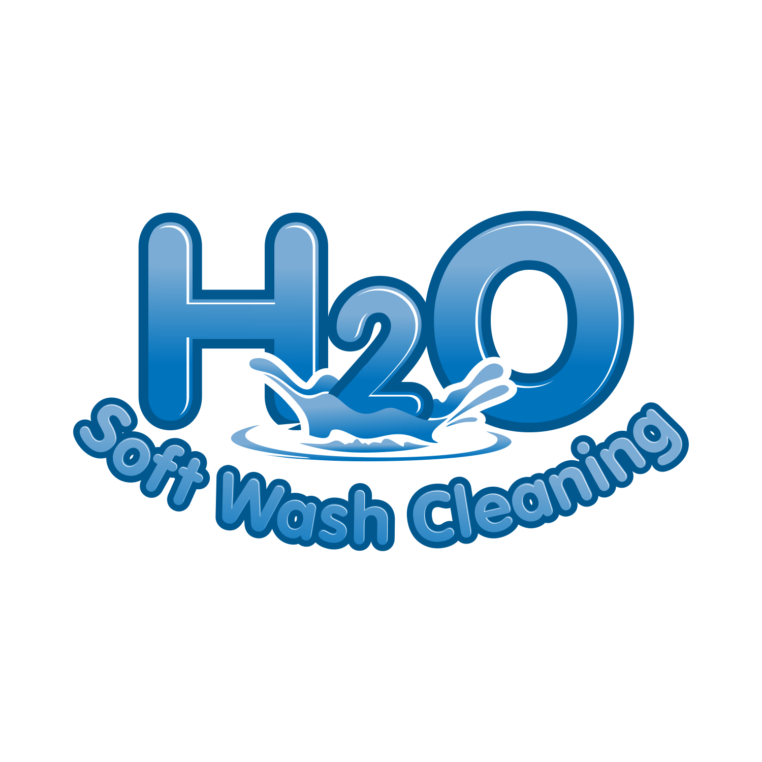 Elegant, Playful, Cleaning Services Logo Design for H₂O Soft Wash ...