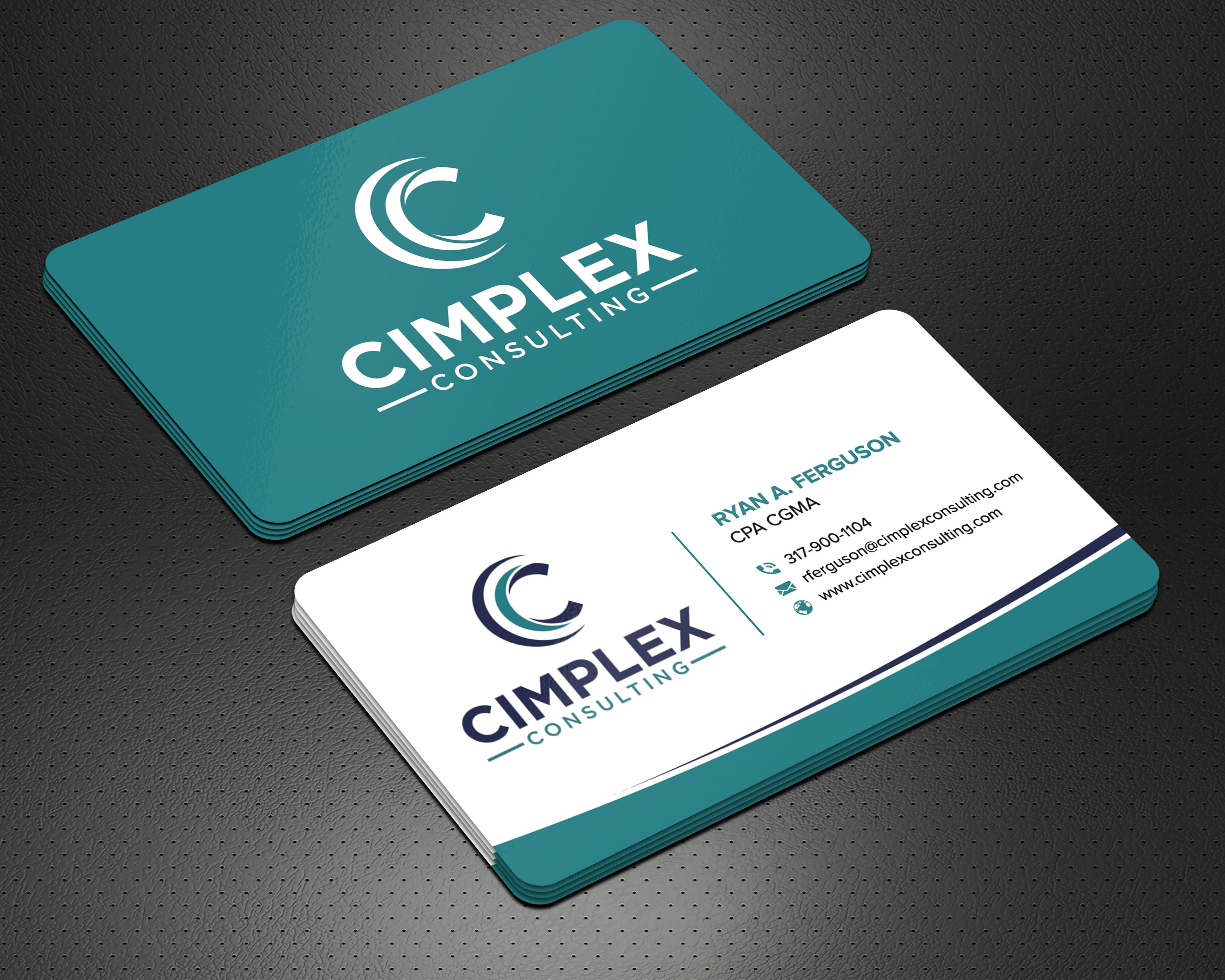 Elegant, Serious, Consulting Business Card Design for a Company by ...
