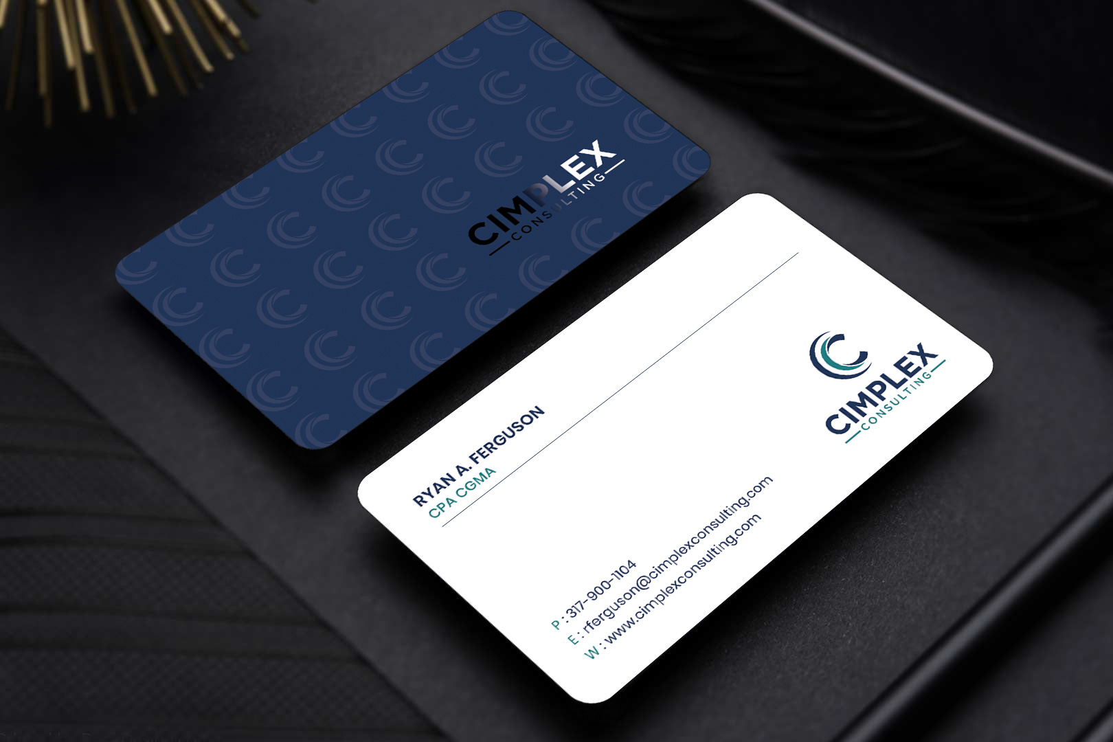 Elegant, Serious, Consulting Business Card Design for a Company by ...