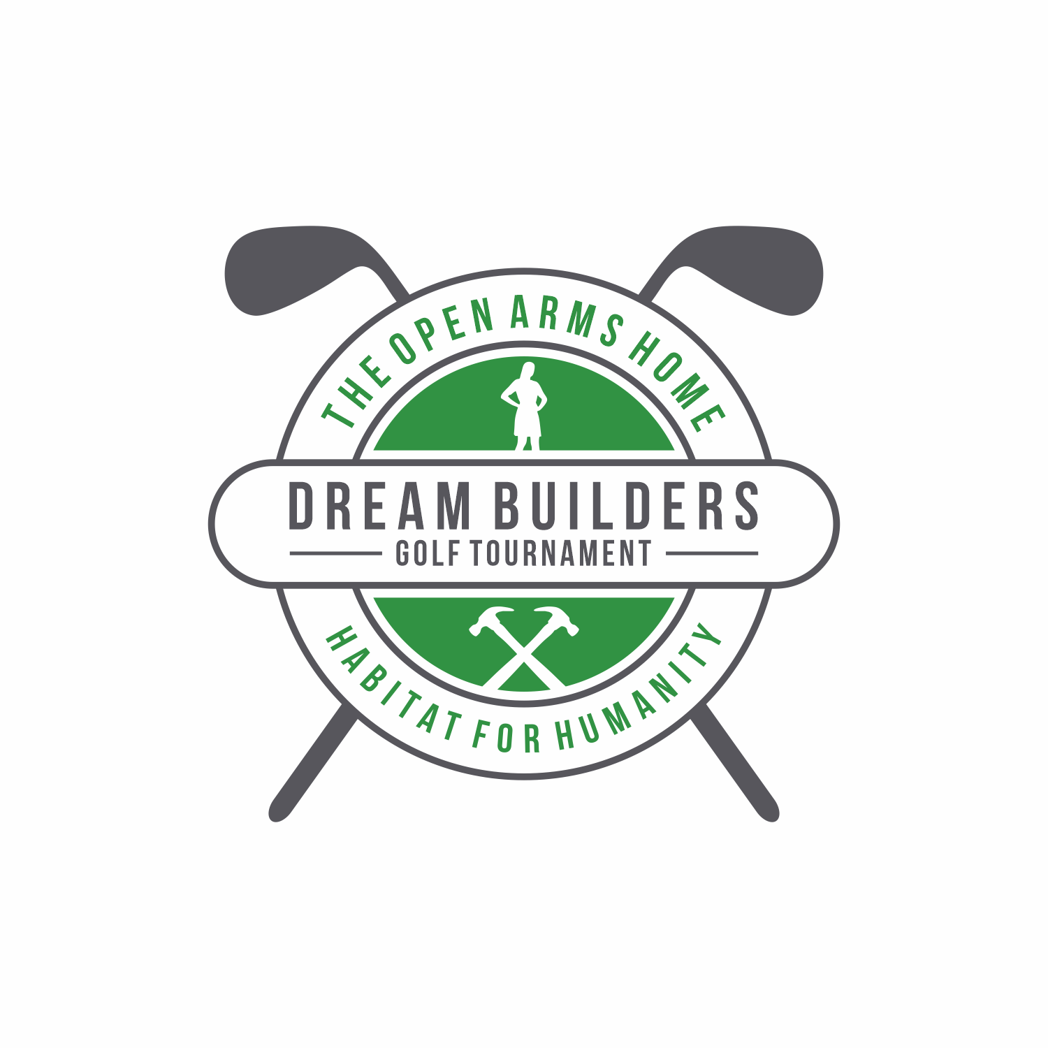 Elegant, Playful, Charity Golf Logo Design for Dream Builders Golf ...
