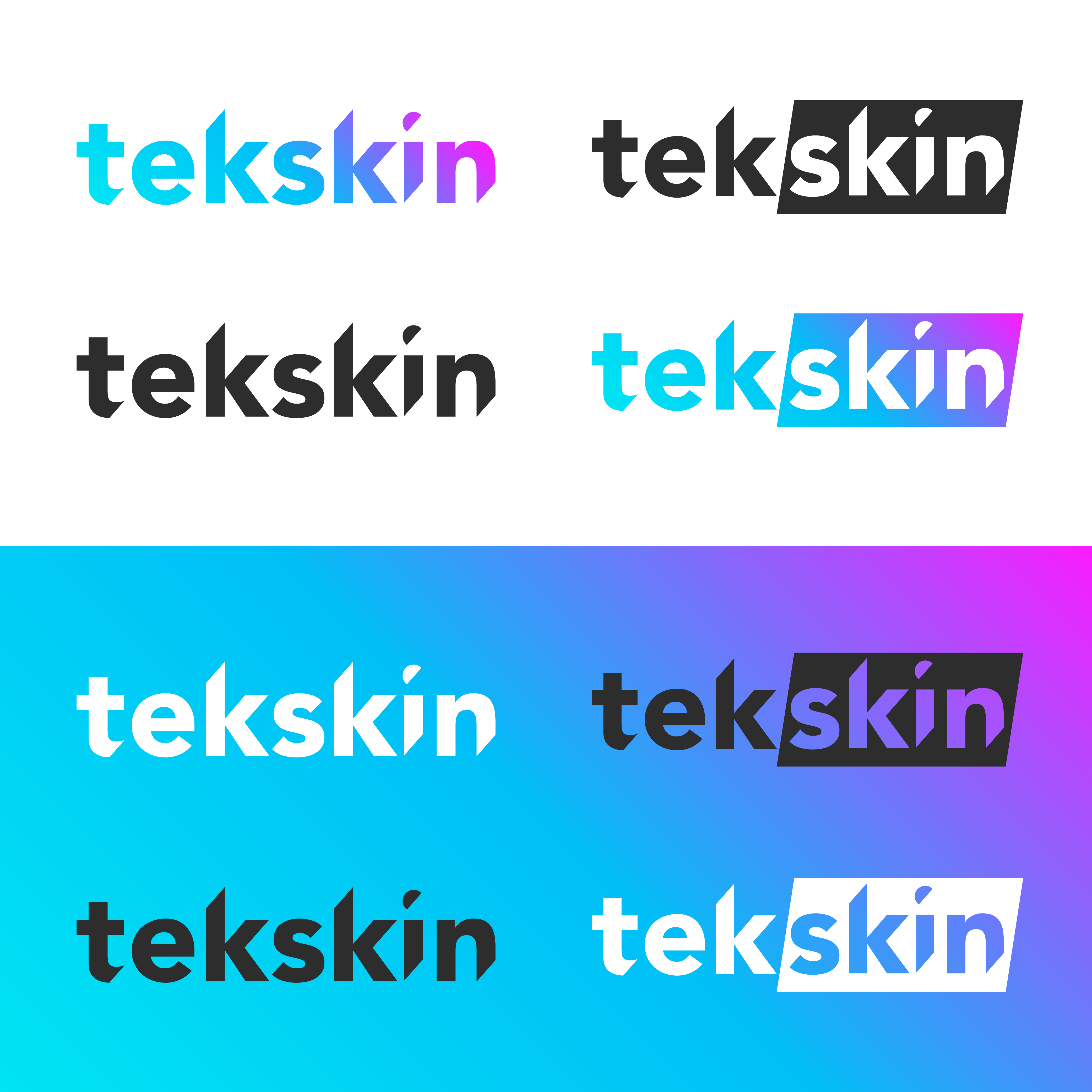 Bold, Modern Logo Design for Tekskin can be written tekskin Tekskin or ...