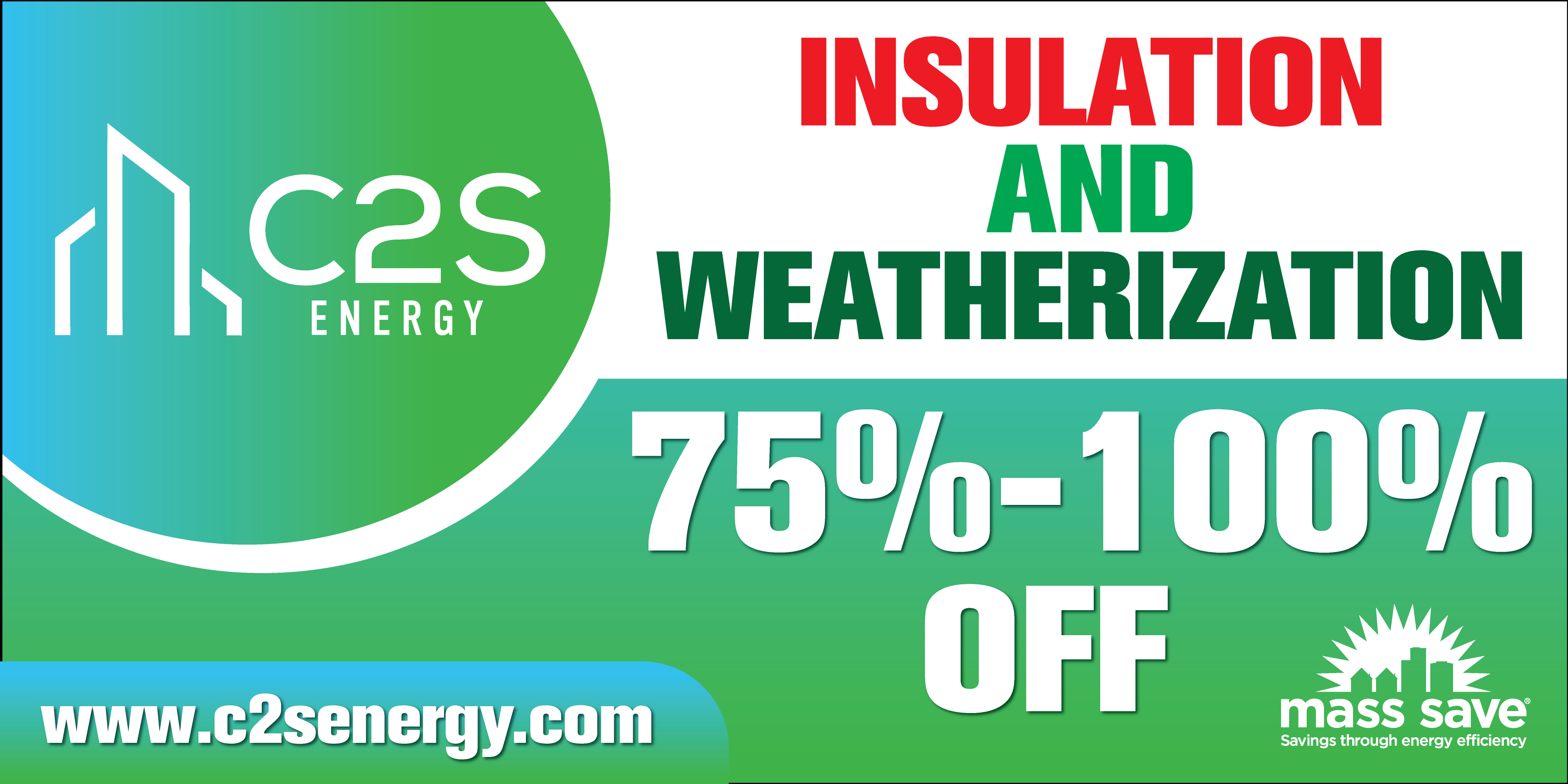 Modern, Colorful, Insulation and Construction Banner Ad Design for C2S ...