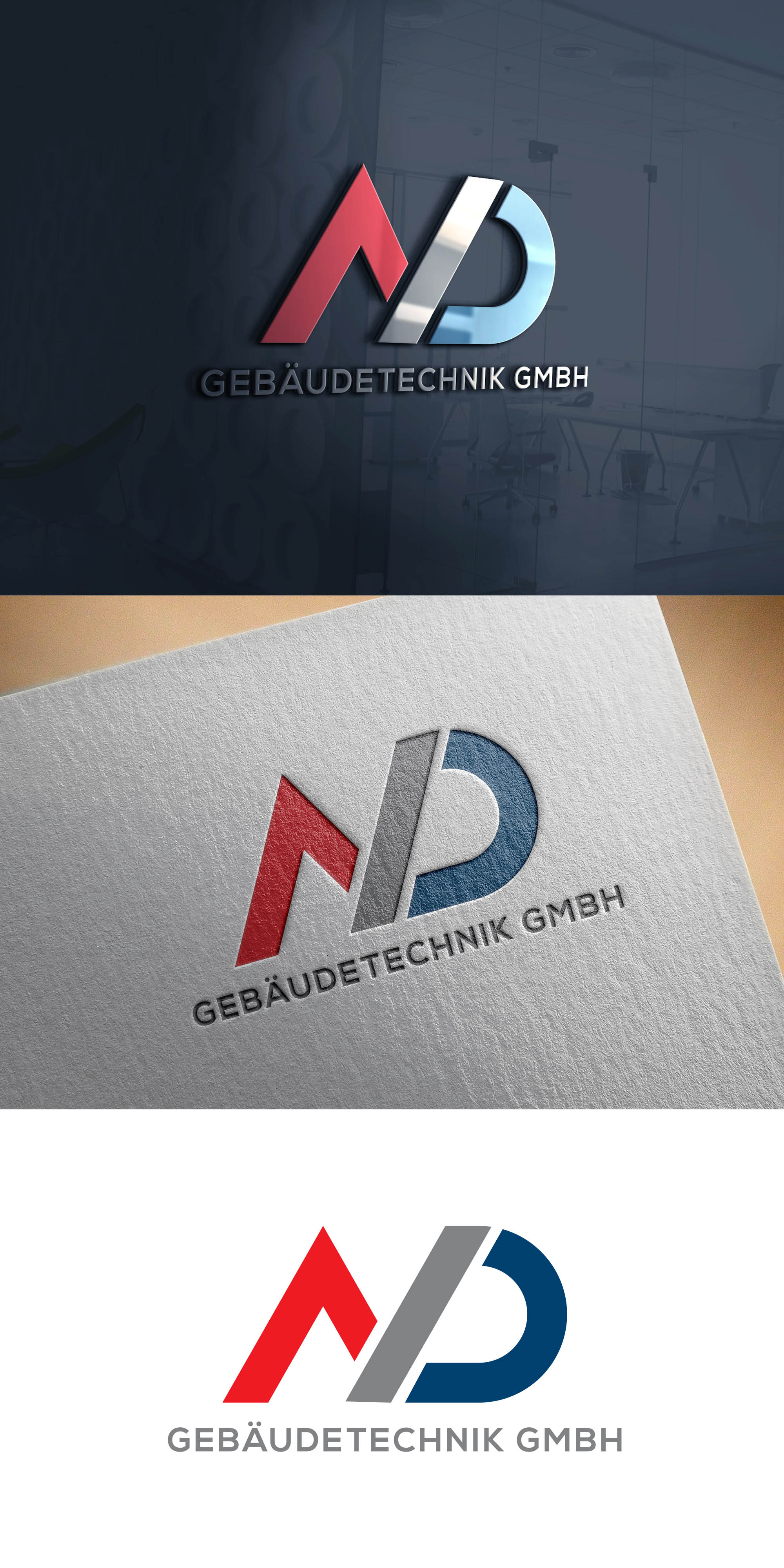 Logo Design for AD Gebäudetechnik GmbH by sariaka | Design #28262859