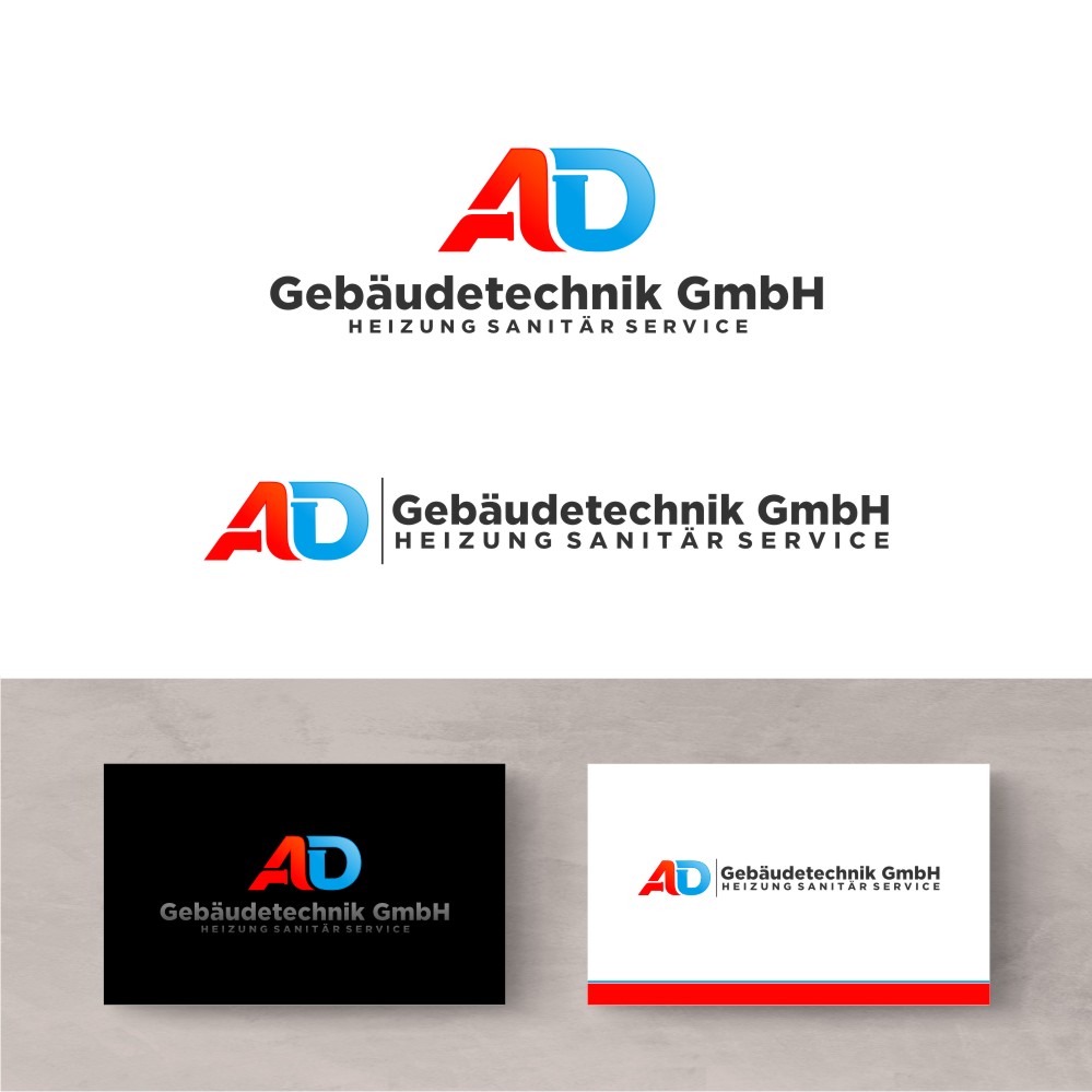 Logo Design for AD Gebäudetechnik GmbH by south door | Design #28289035