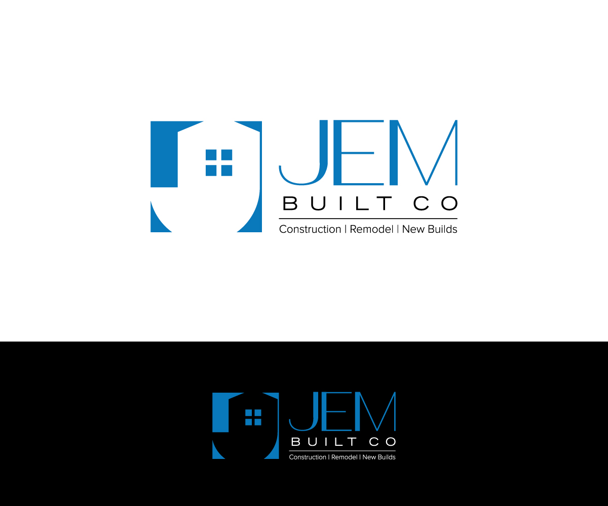 Bold, Serious, Construction Logo Design for JEM BUILT CO | Construction ...