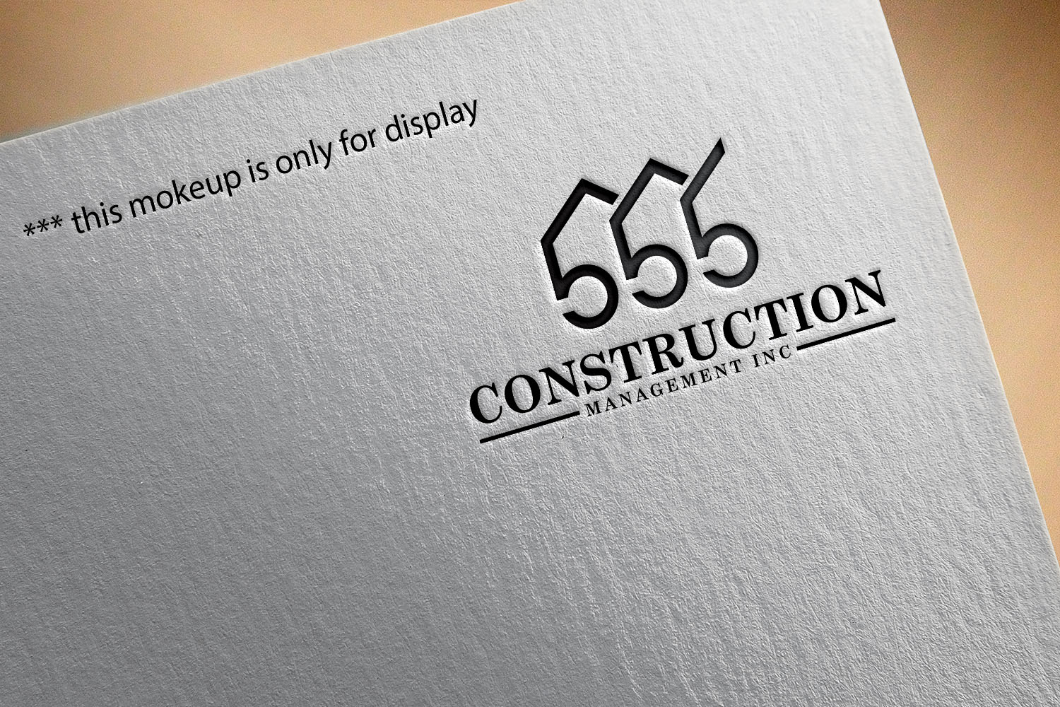 Conservative, Bold, consulting & construction Logo Design for 555 ...