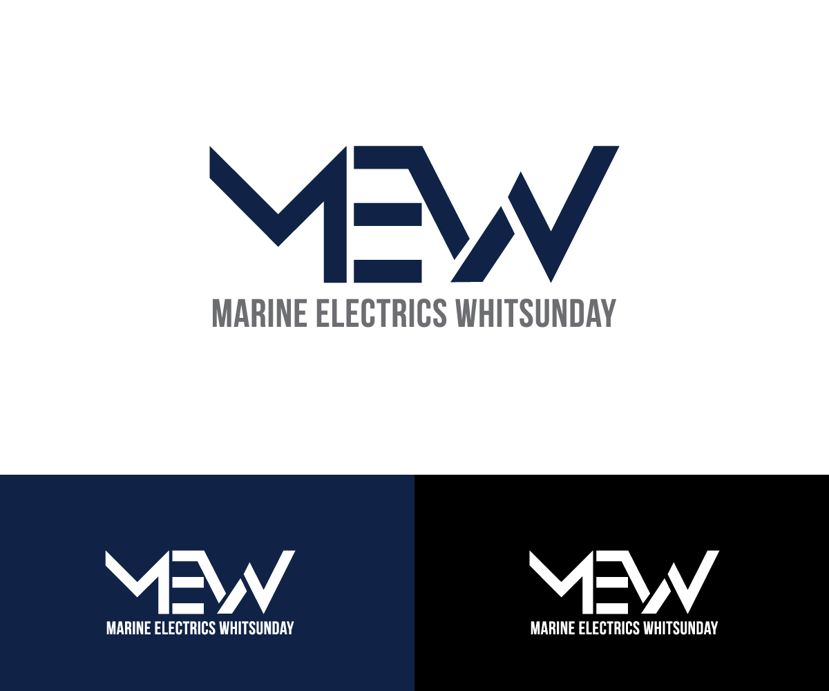 Elegant, Playful Logo Design for MEW or Marine Electrics Whitsunday by ...