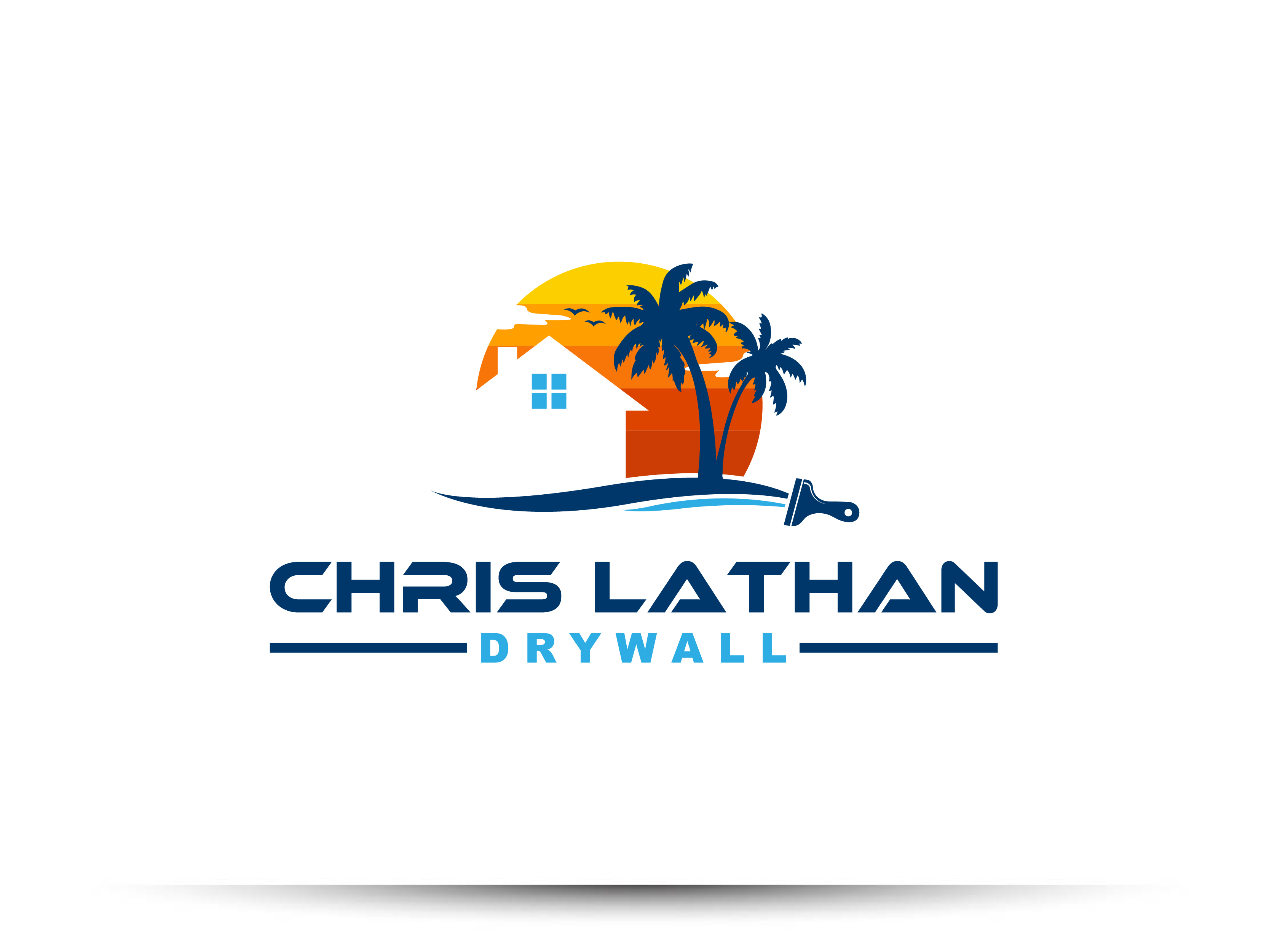 Elegant, Playful Logo Design for Chris Lathan Drywall by HAKIMA 2 ...
